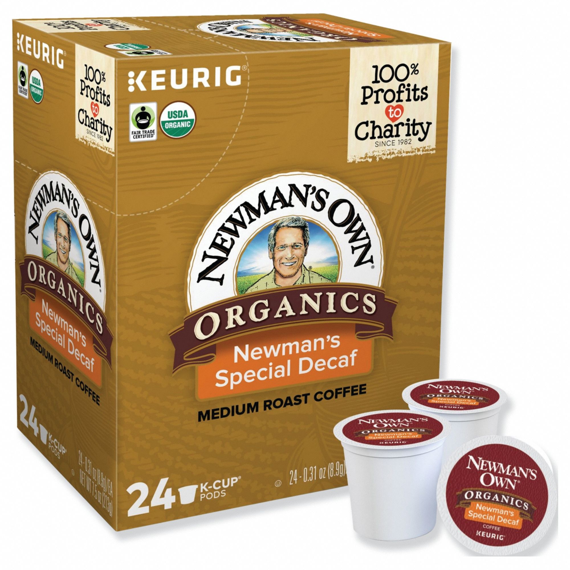 NEWMAN'S OWN ORGANICS, Special Decaf, Pod Beverage Pack, Coffee ...
