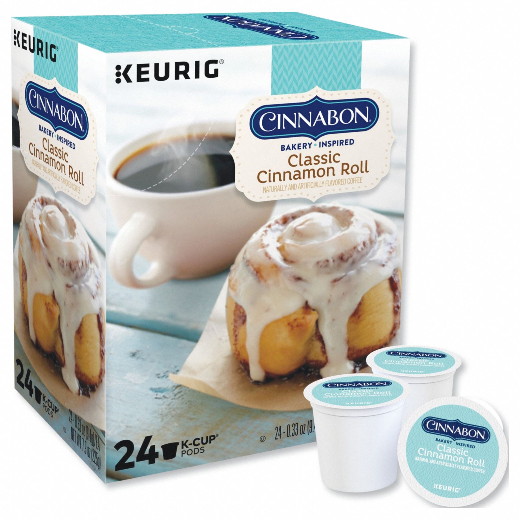 CINNABON, Cinnamon Roll, Pod Beverage Pack, Coffee - 794LT6|6305 - Grainger