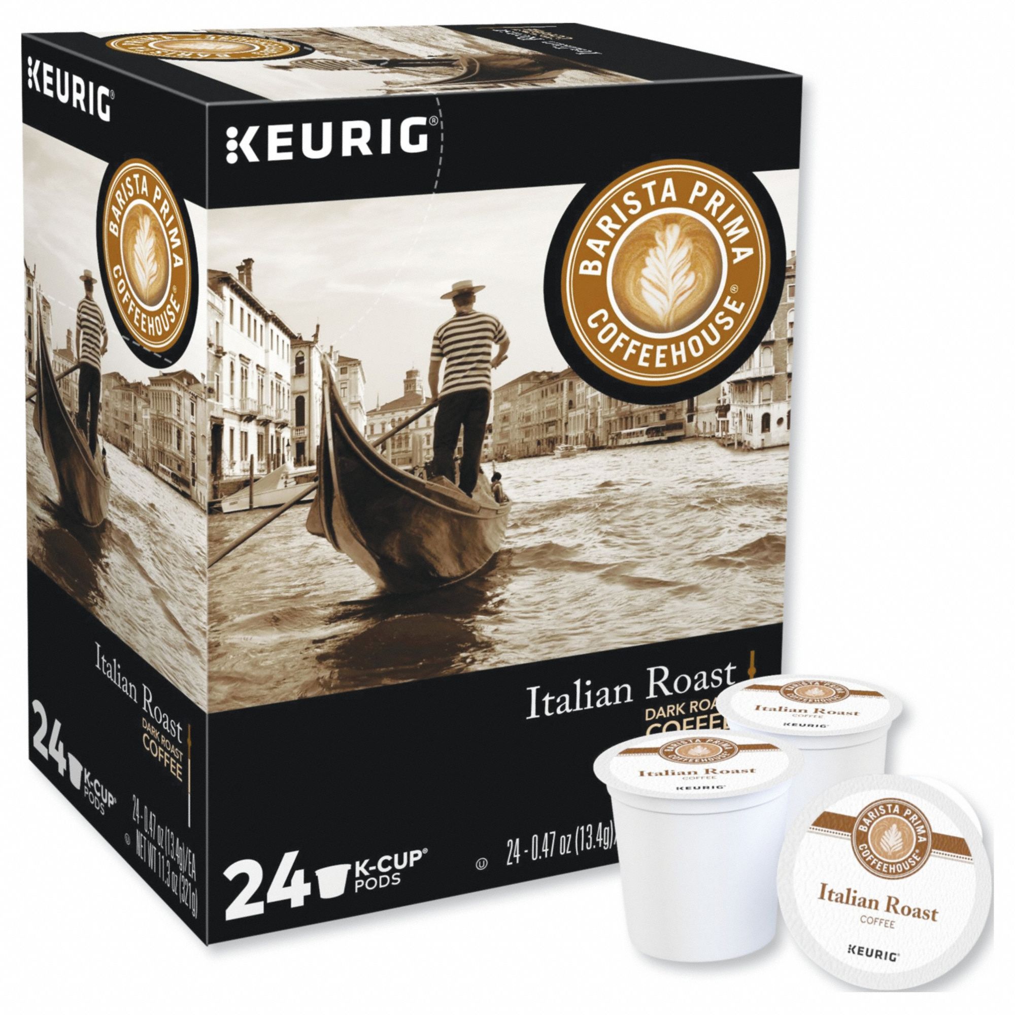 BARISTA PRIMA COFFEEHOUSE, Italian Roast, Pod Beverage Pack, Coffee ...