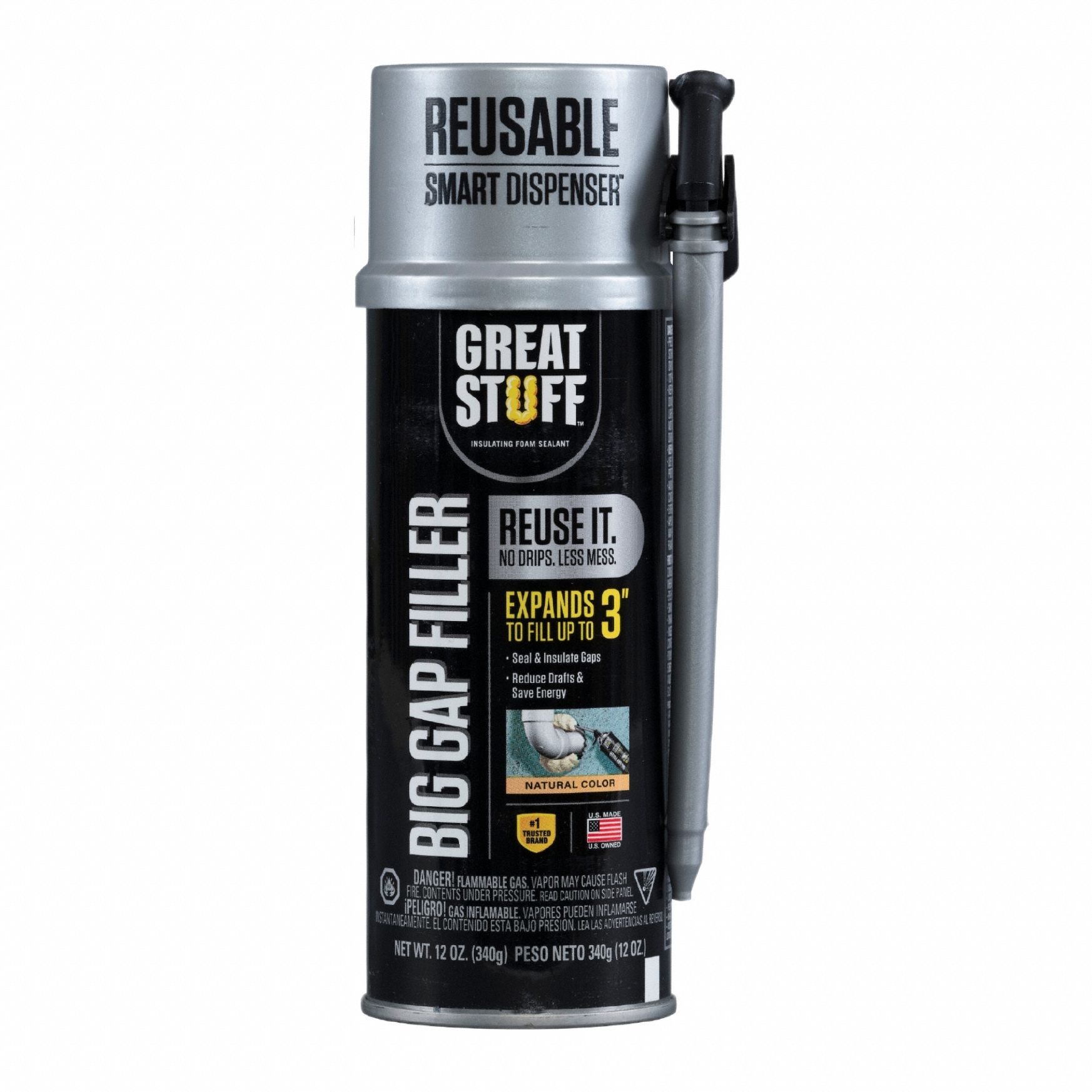GREAT STUFF, Gun Application, Yellow, Foam Sealant - 842VA6|99108860 ...
