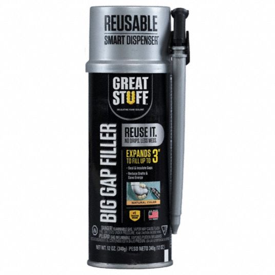 GREAT STUFF, Straw Grade, Cream, Insulating Spray Foam Sealant - 48WK16 ...