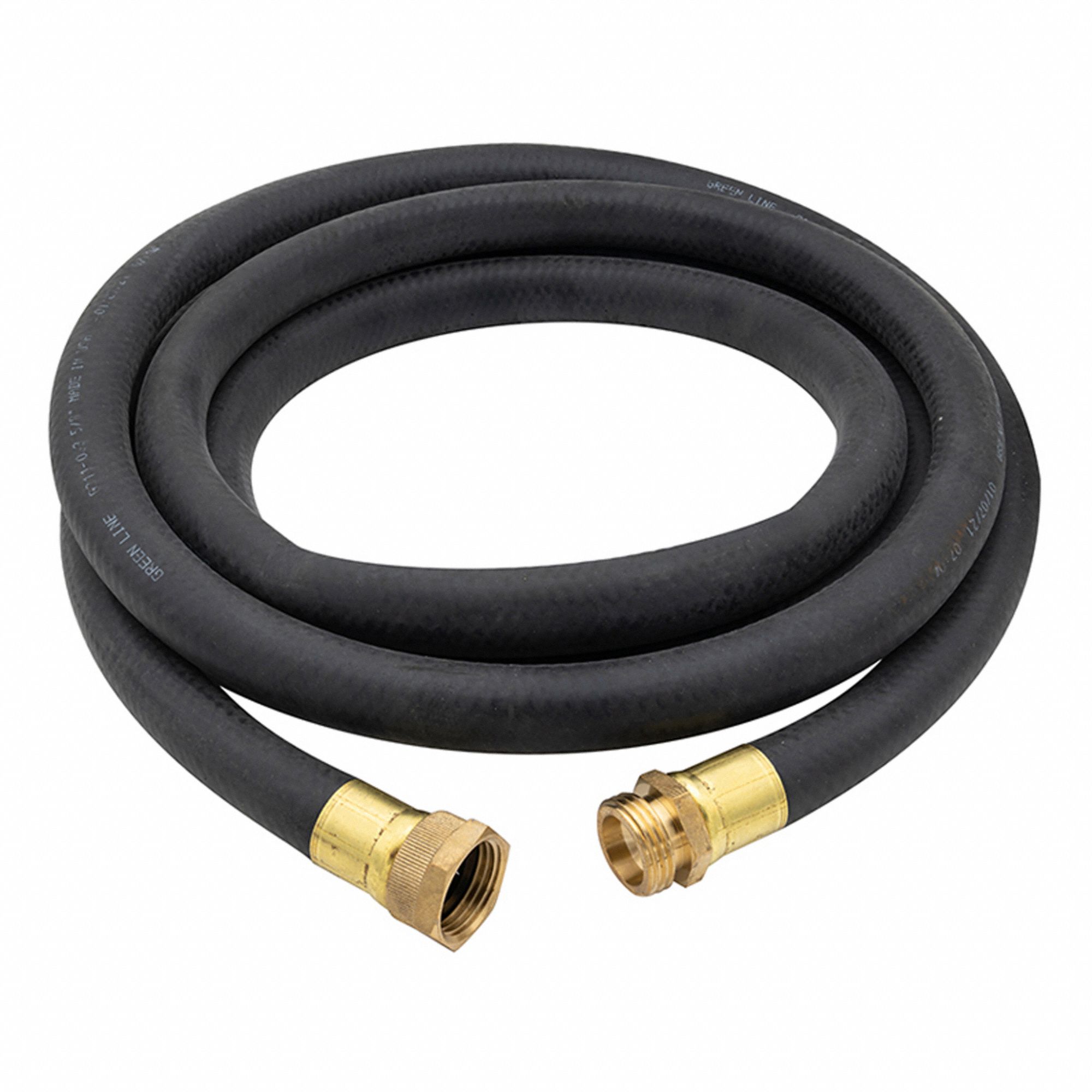 GREEN LINE HOSE & FITTINGS INDUSTRIAL WATER HOSE ASSEMBLY,10 FT L ...