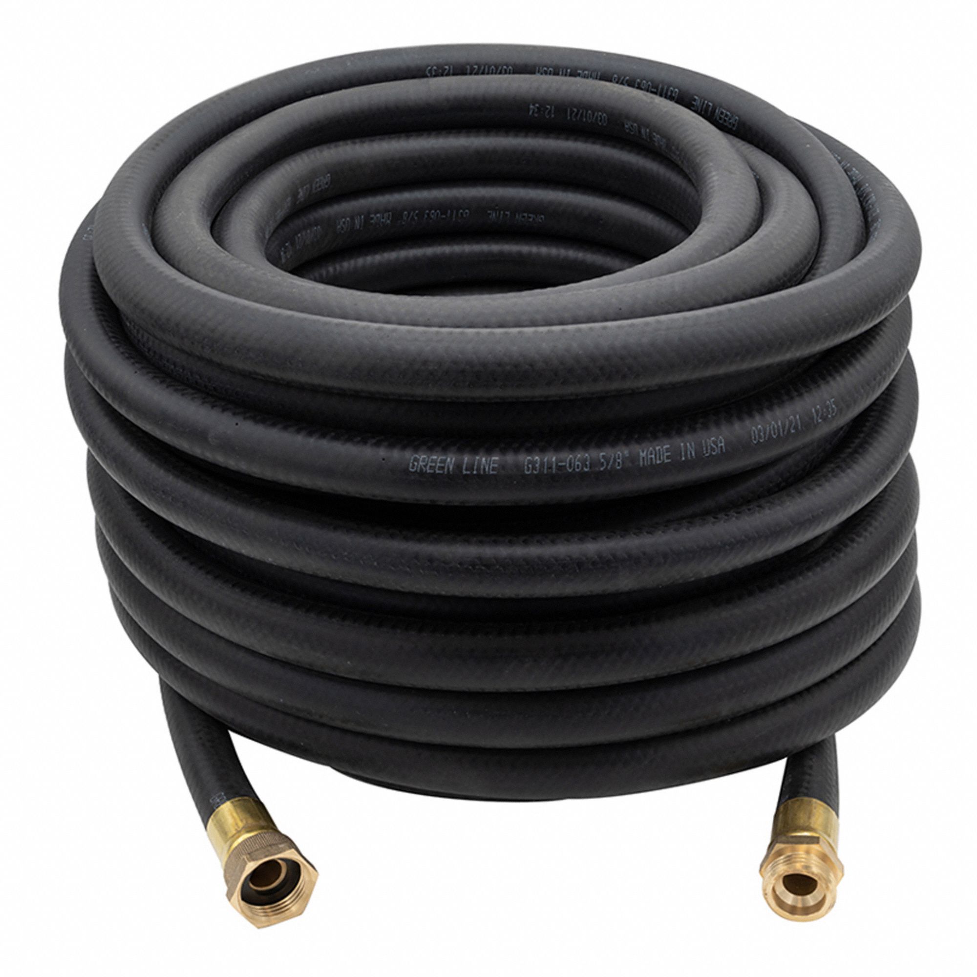 GREEN LINE HOSE & FITTINGS INDUSTRIAL WATER HOSE ASSEMBLY,75 FT L ...