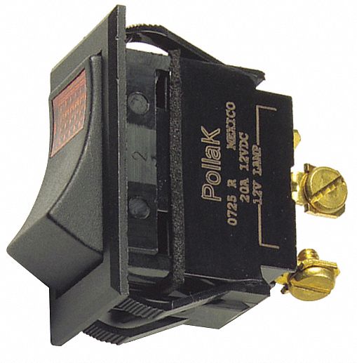 GROTE ROCKER SWITCH 20 AMP 12V ON/OFF RED - 29461 - GRO82-0302 | 82 ...