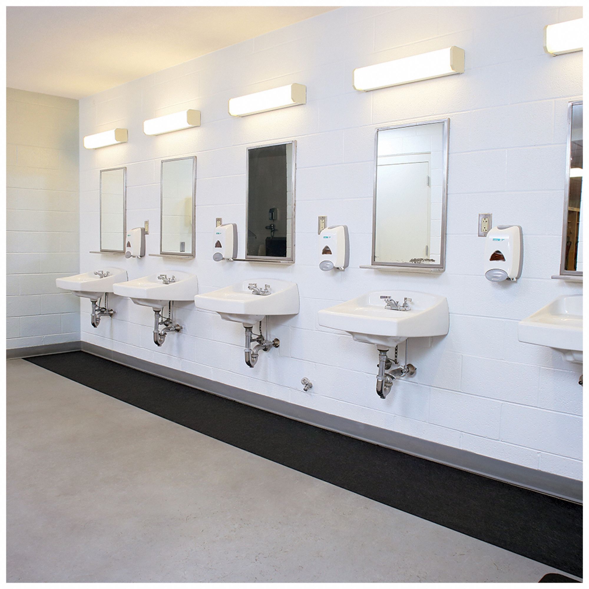 PIG Absorbent Roll: Smooth, 3 ft x 50 ft, 1/8 in Thick, Grease/Oils ...