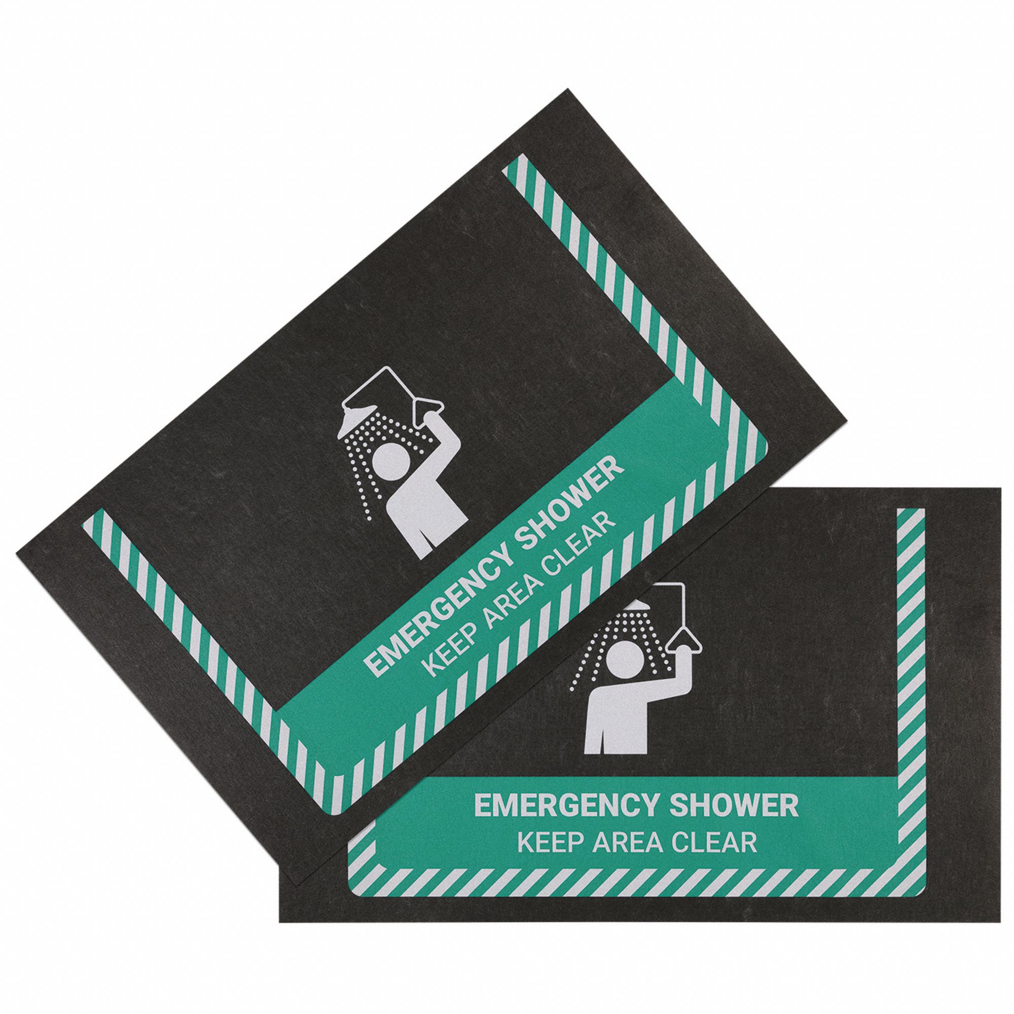 Emergency Shower, 3 ft x 5 ft, Entrance Mat - 55VE08|GRPWS3510-BK ...