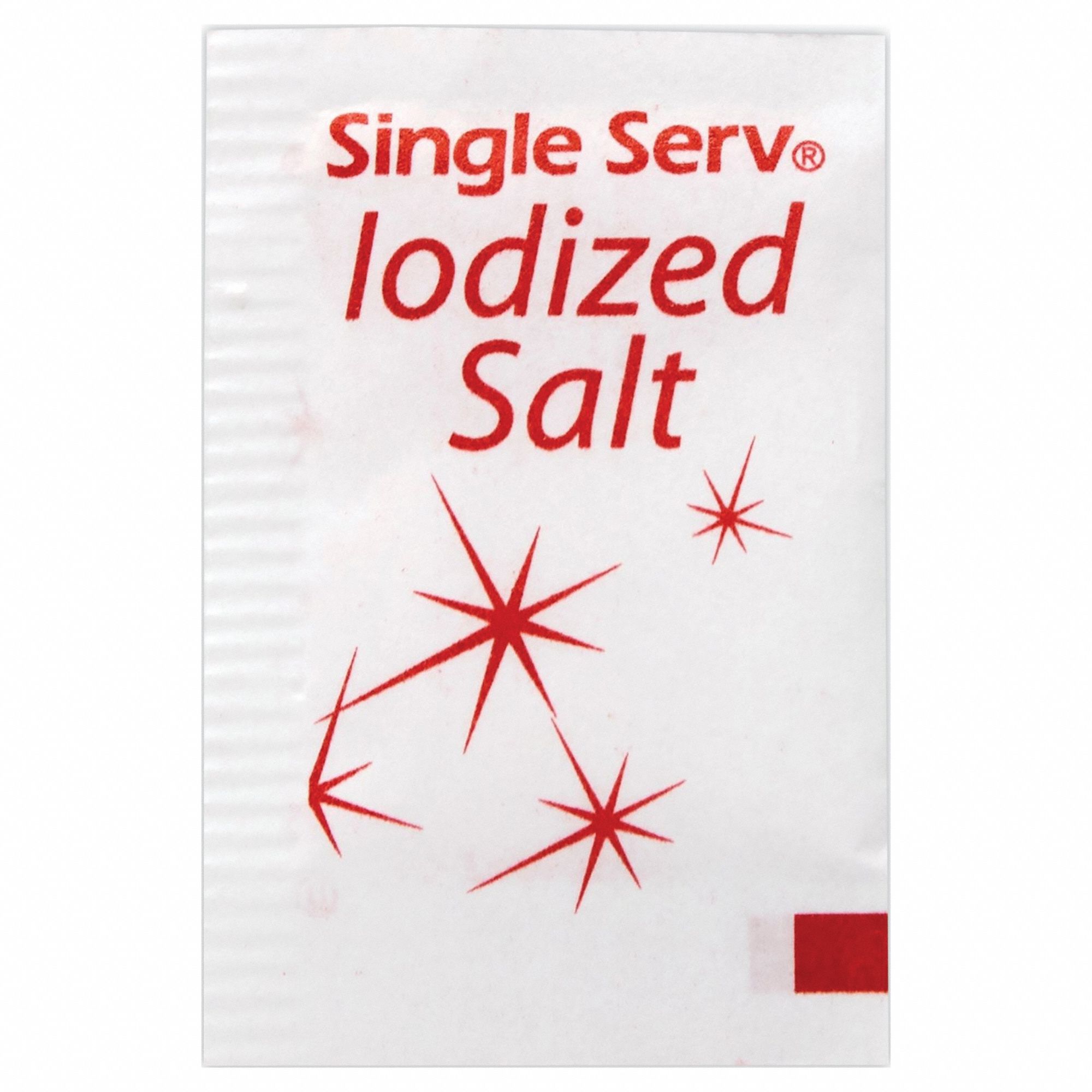 DIAMOND CRYSTAL, 0.6 g Item Size, Packet, Salt - 807CX6|100501 - Grainger