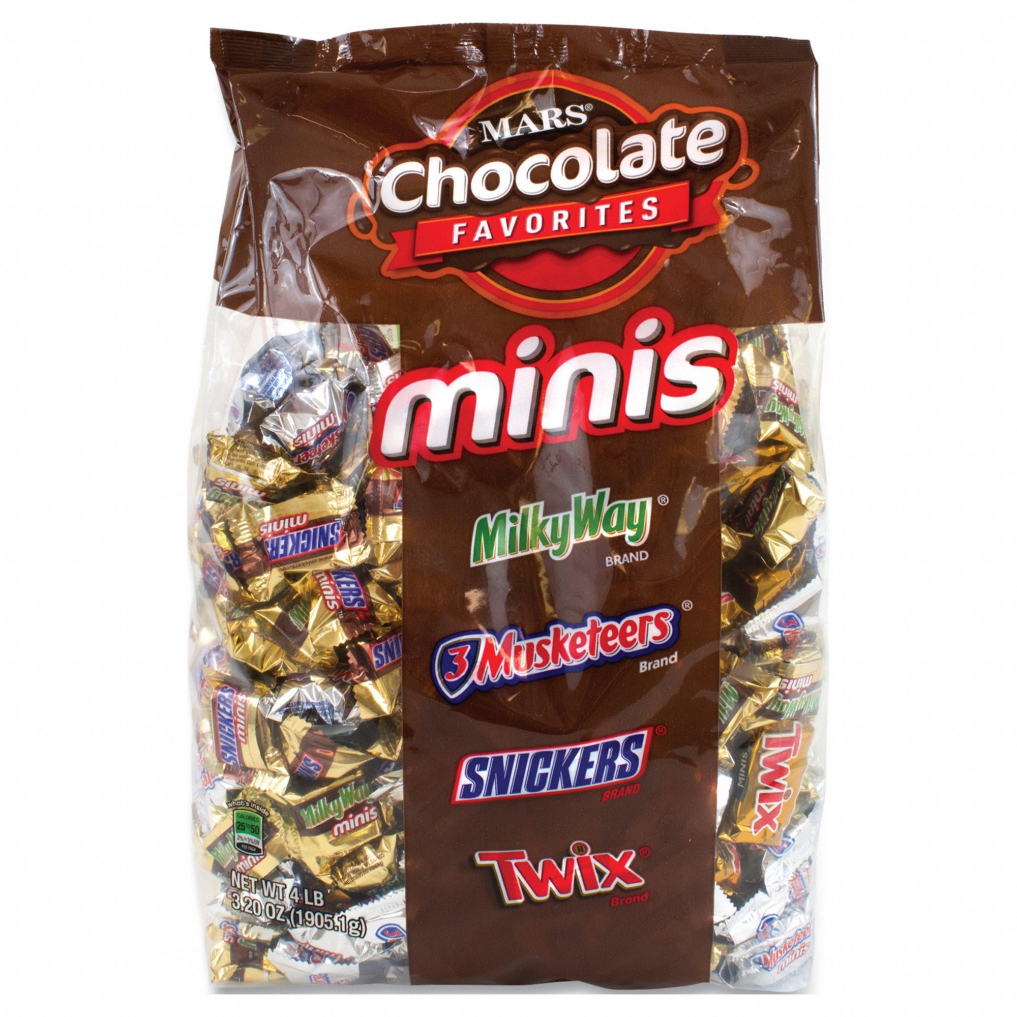 MARS, 3 Musketeers®/MilkyWay®/Snickers®/Twix®, 3 Items Per Pack, Candy ...