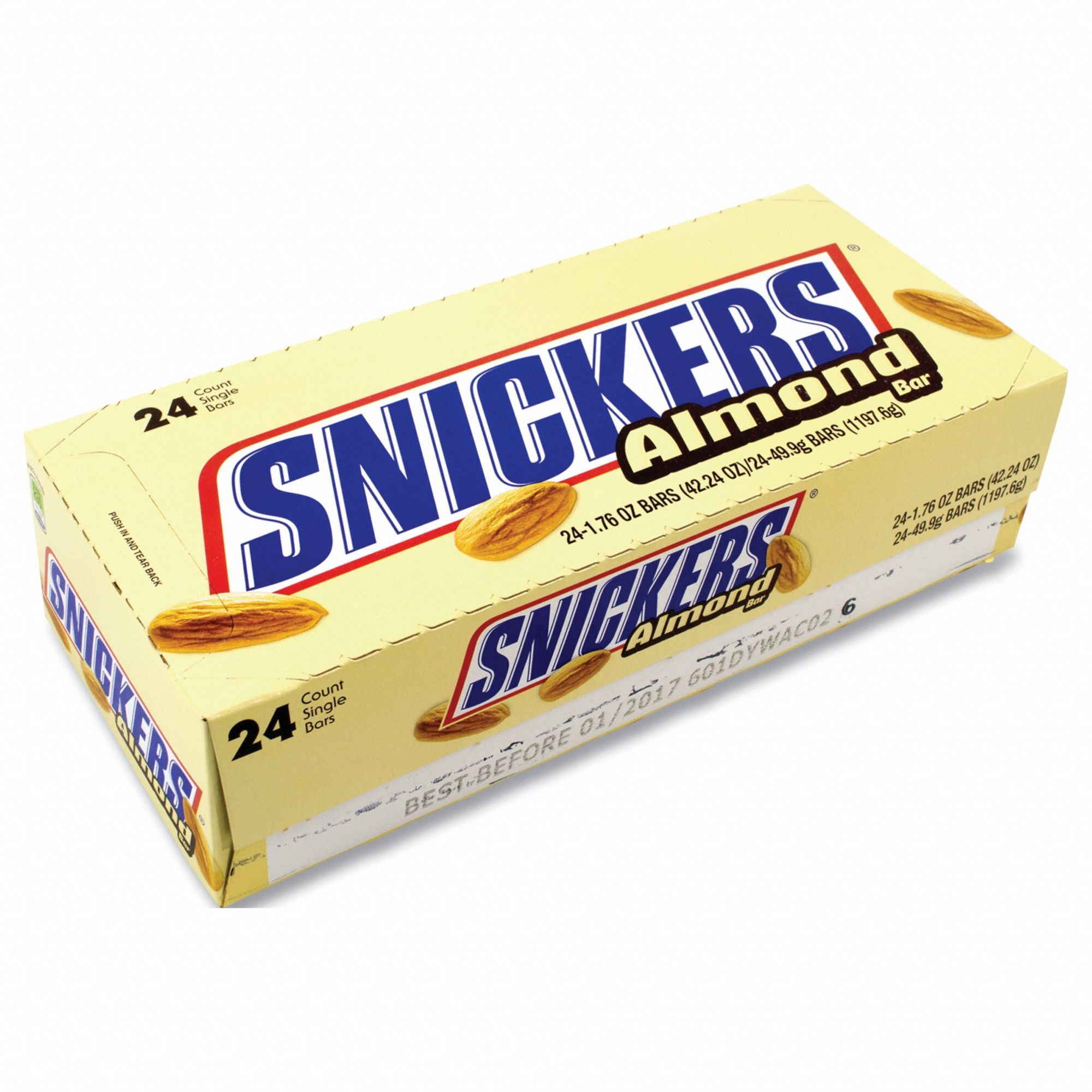 SNICKERS, Snickers® Almond, 1.76 oz Item Size, Candy - 807CZ5|1105 ...