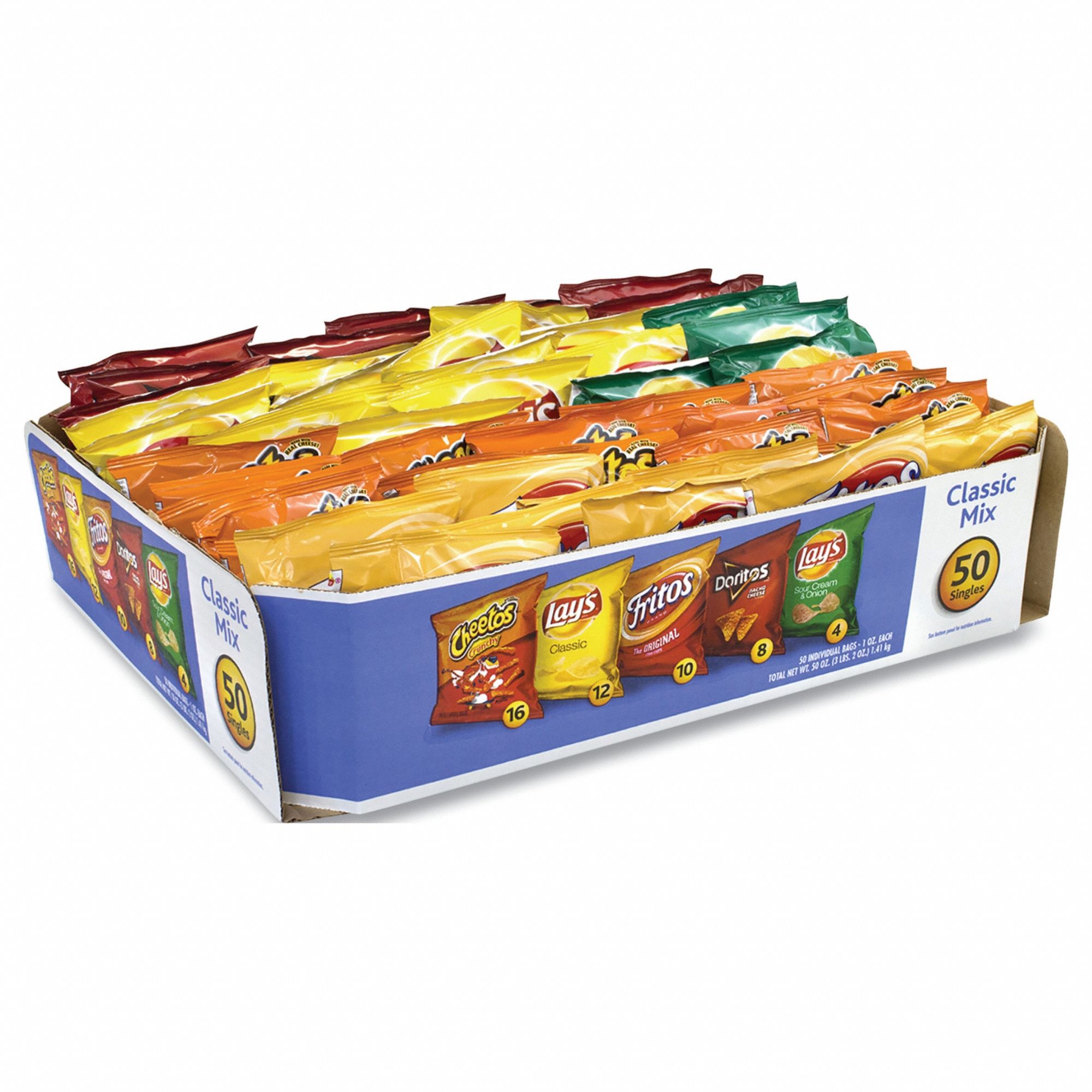 FRITO-LAY, 1 oz Item Size, 50 Items Per Pack, Potato Chips - 807D03 ...