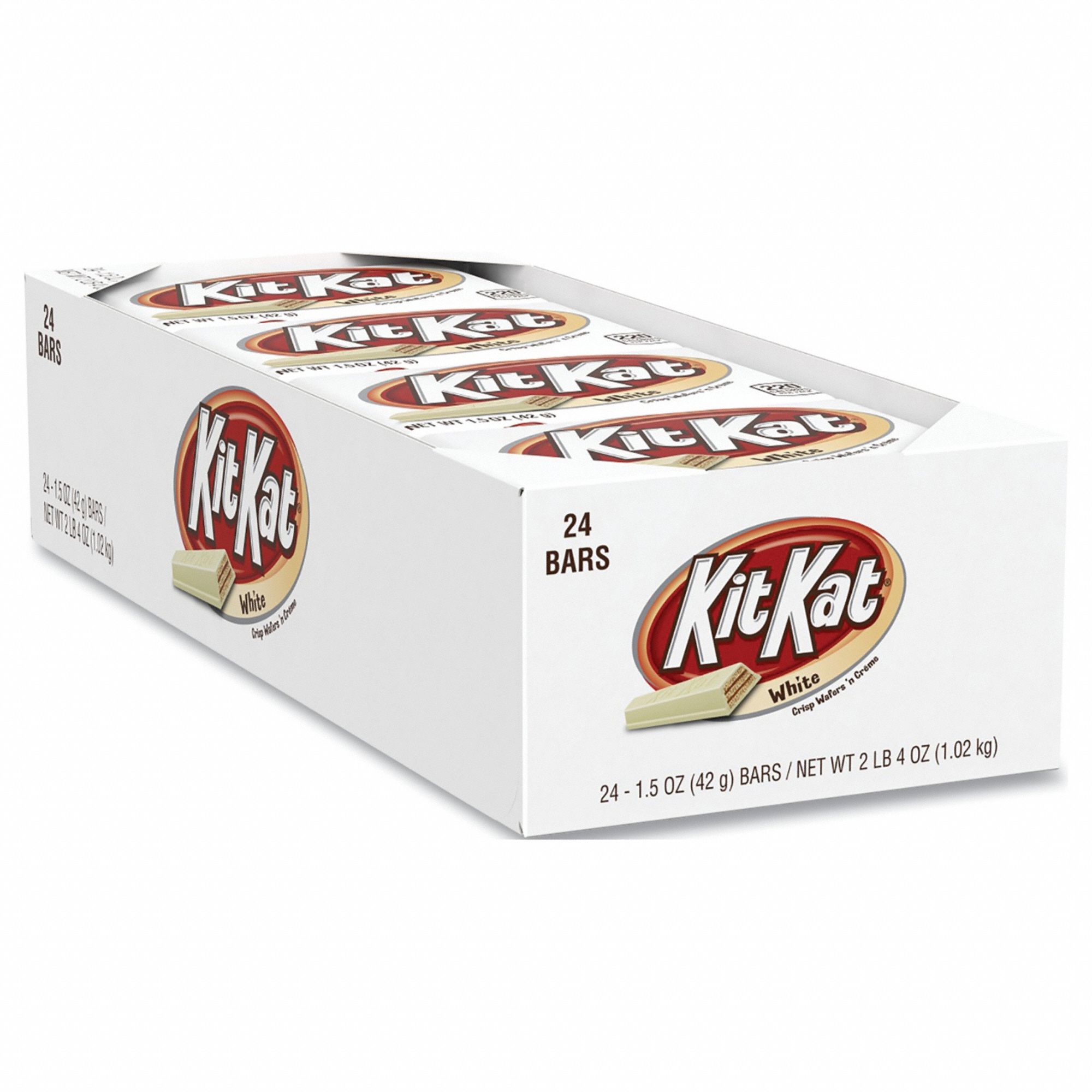 KIT KAT, White Creme, 1.5 oz Item Size, Candy - 807D67|23610 - Grainger