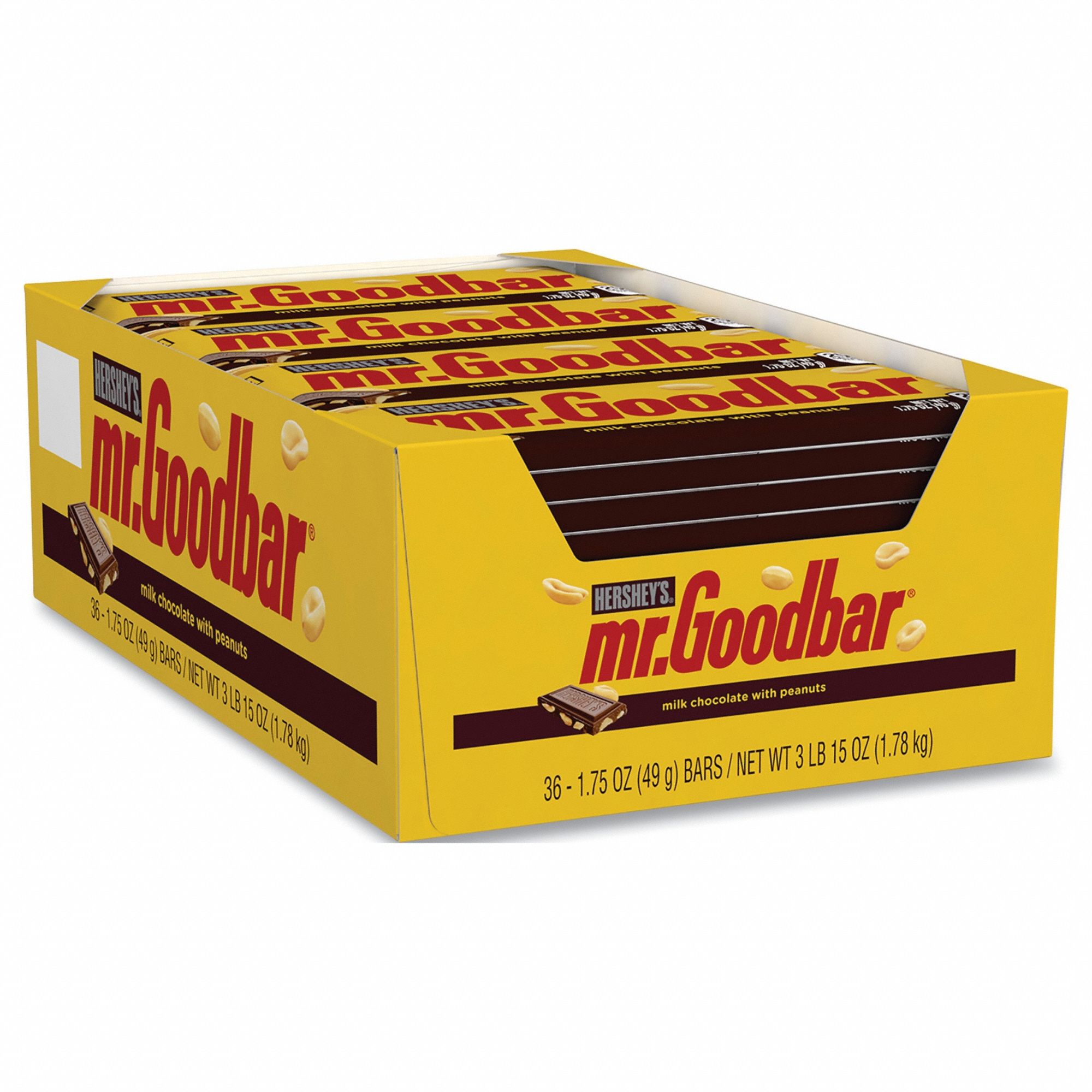 MR. GOODBAR, Milk Chocolate with Peanuts, 1.75 oz Item Size, Candy ...