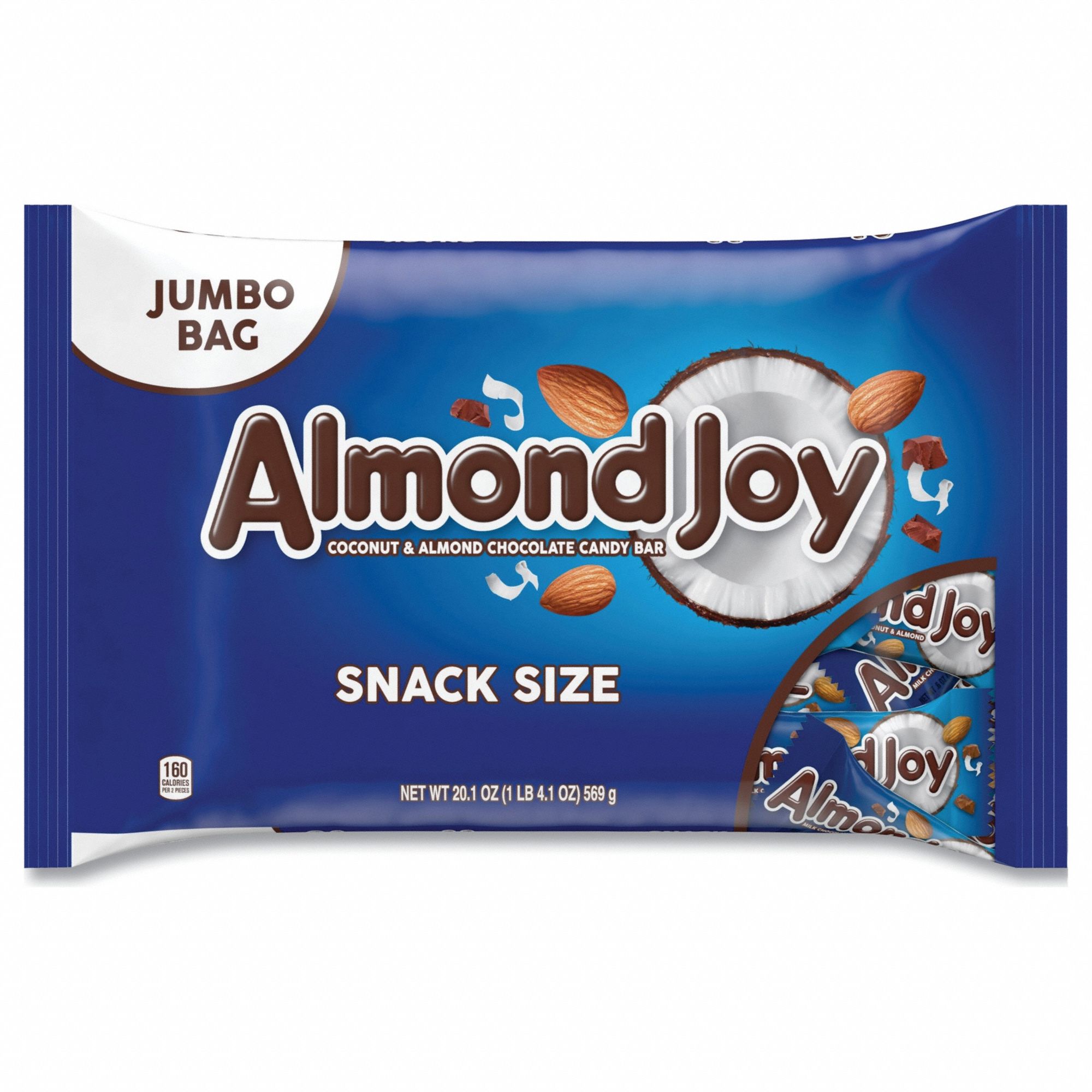 ALMOND JOY, Almond Joy®, 34 Items Per Pack, Candy - 807D73|4265 - Grainger