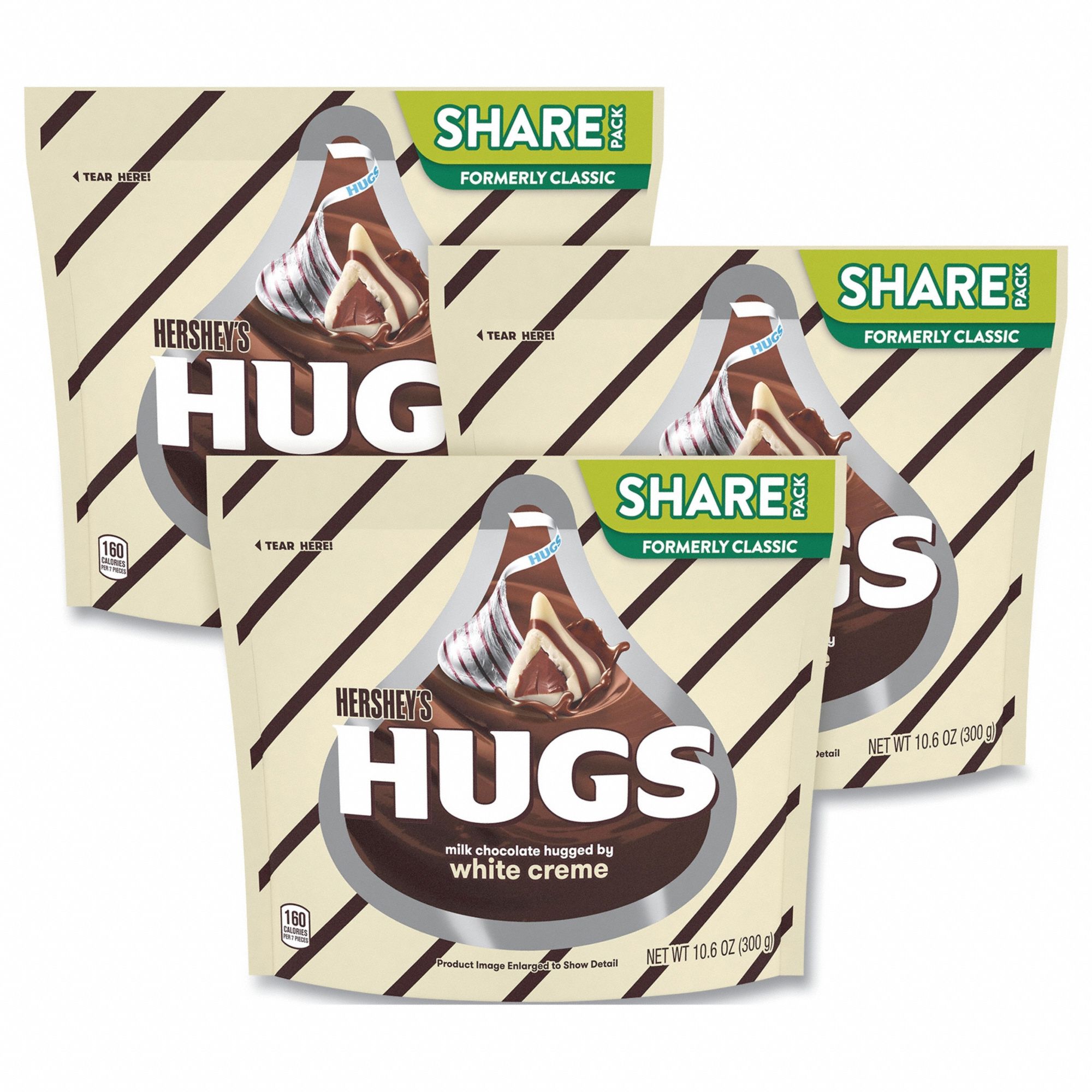 HERSHEY'S, Milk Chocolate with White Creme, 1.6 oz Item Size, Candy ...