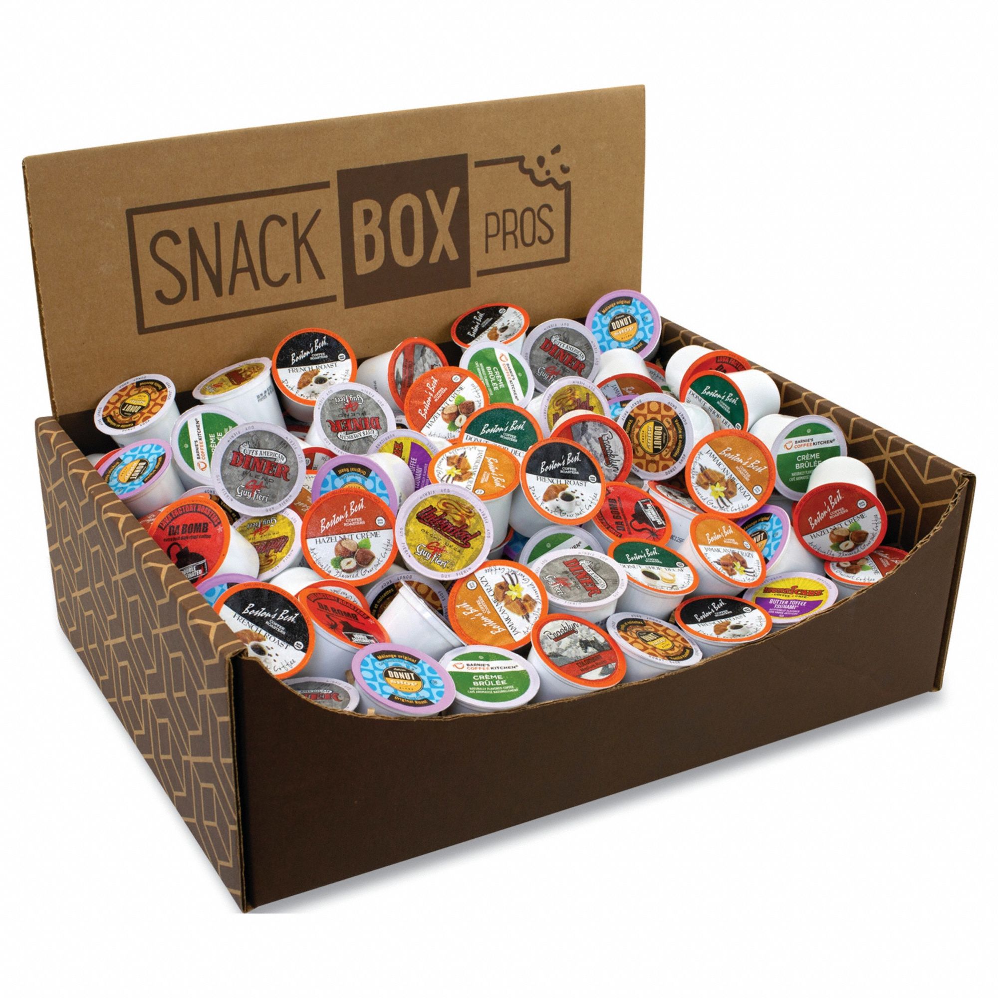 SNACK BOX PROS, Large Assortment, Cup Beverage Pack, Coffee K-Cups ...