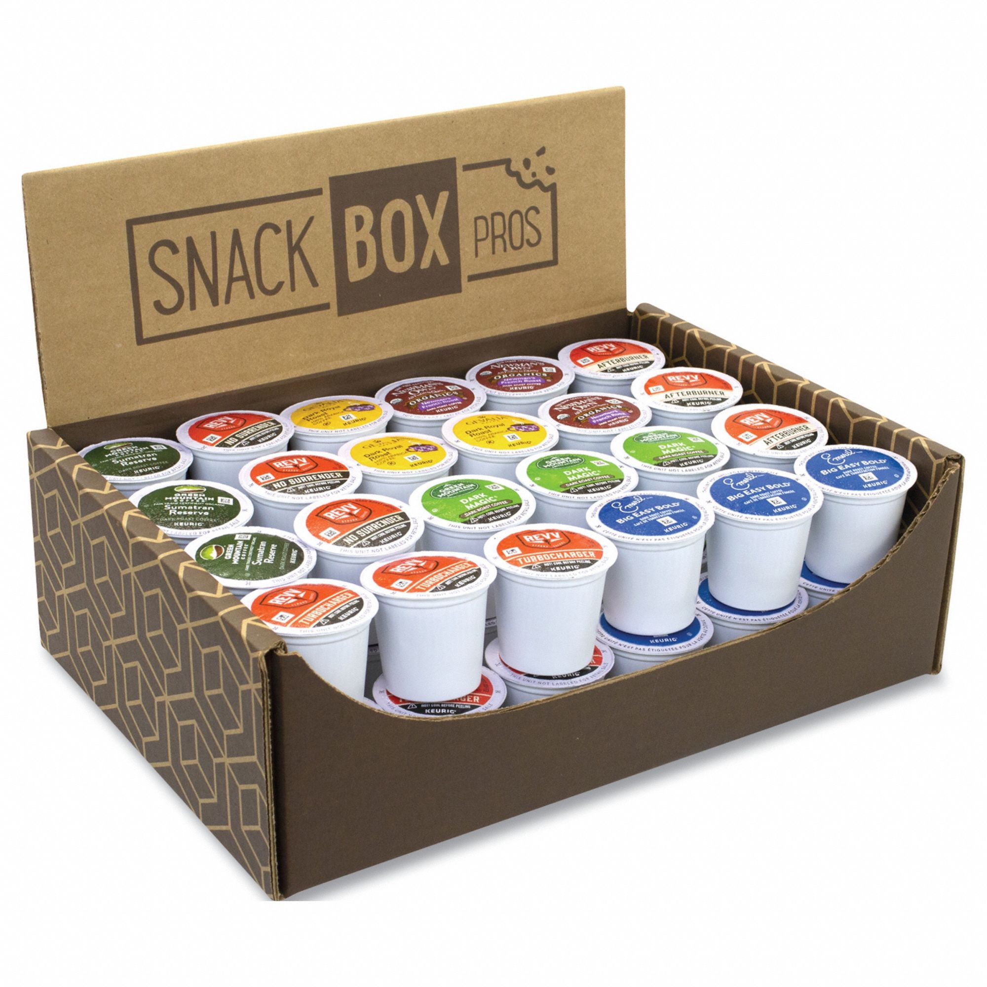 SNACK BOX PROS, Something for Everyone, Cup Beverage Pack, Coffee K ...