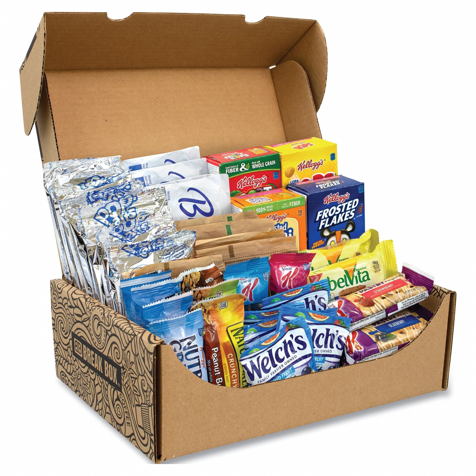 SNACK BOX PROS, Assorted, 41 Items Per Pack, Breakfast Snacks - 807DD8 ...
