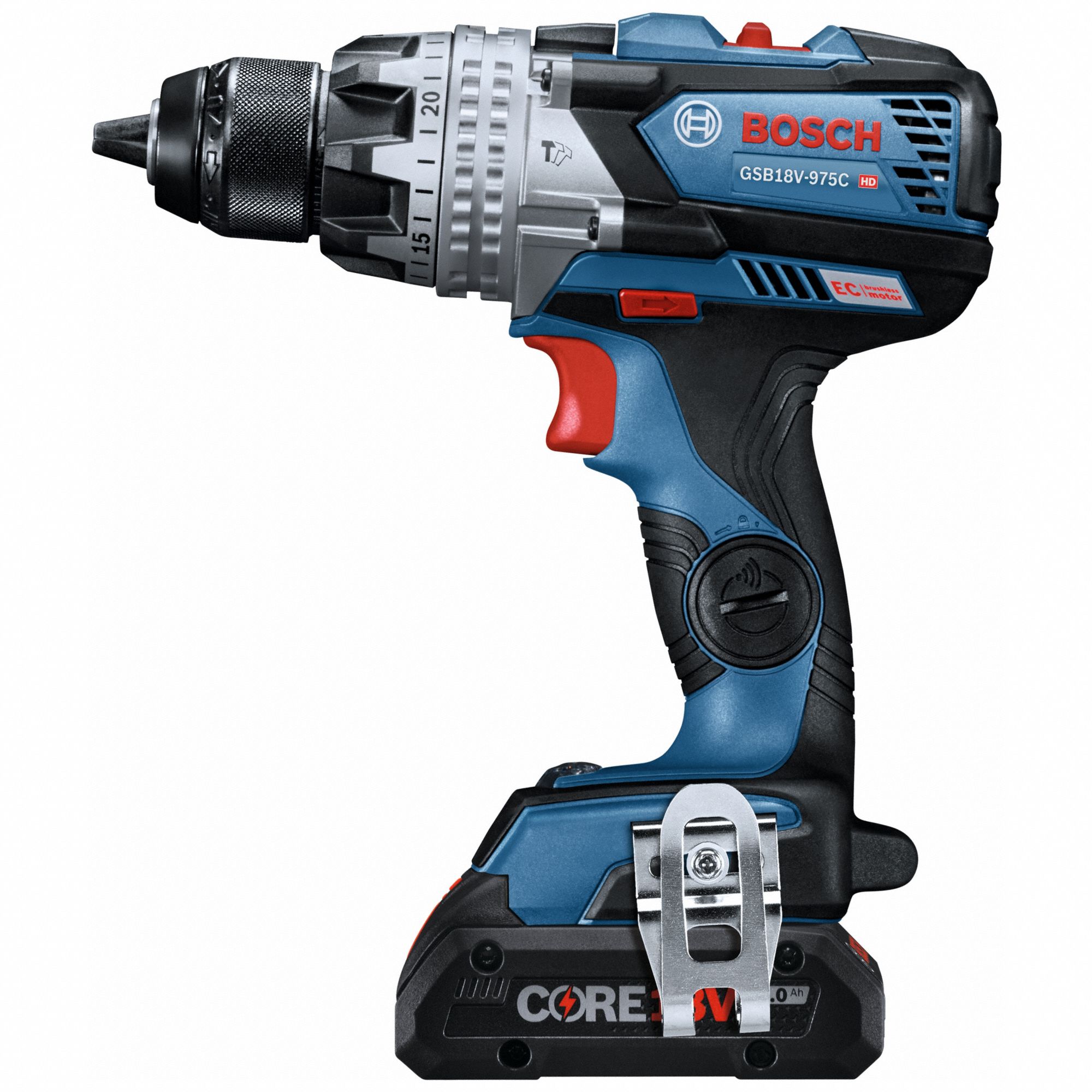 BOSCH, Cordless Hammer Drill/Driver - 799V36|GSB18V-975CB25 - Grainger