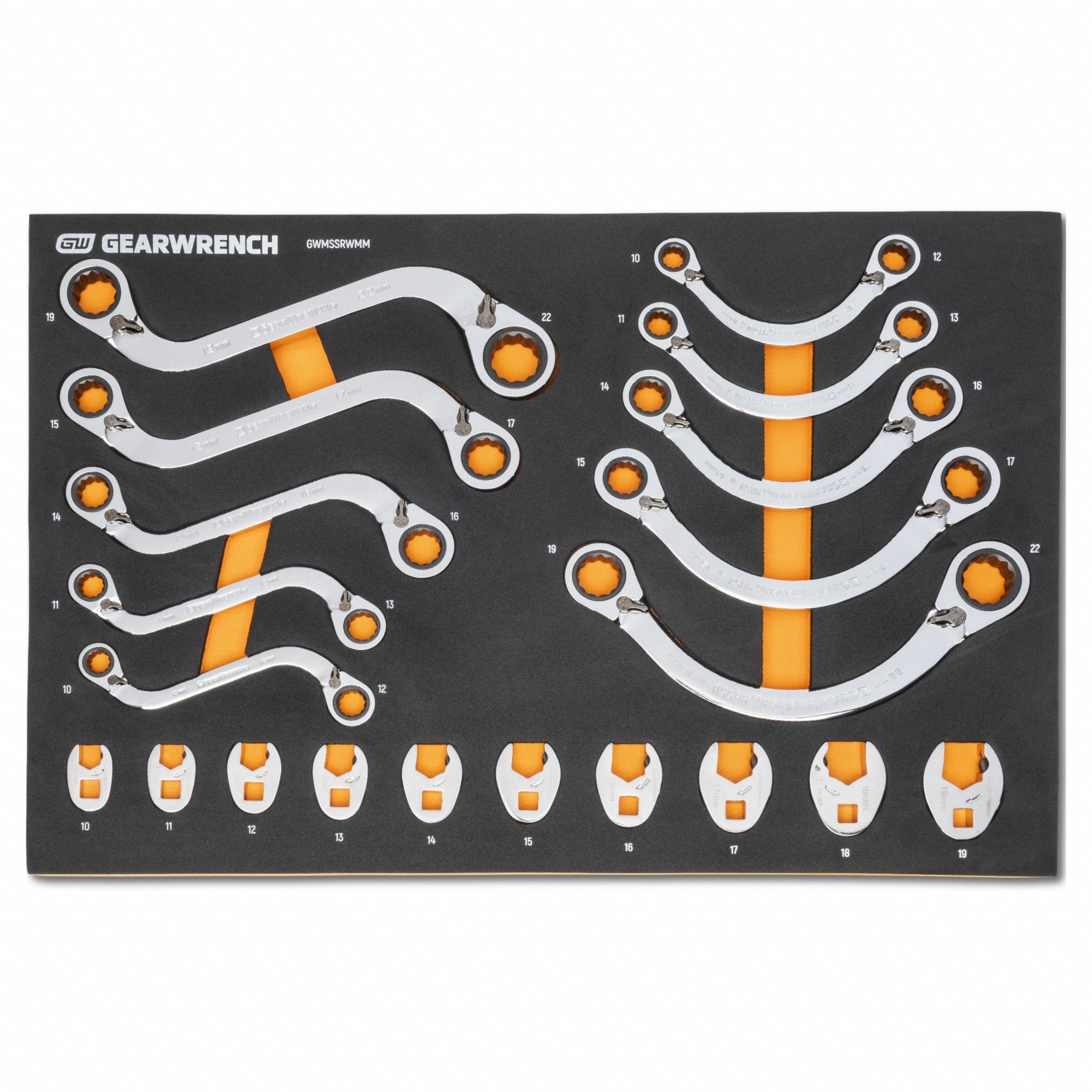 GEARWRENCH, 5° Min Arc Swing, Hand Ratchet Set - 817Y12|GWMSSRWMM ...