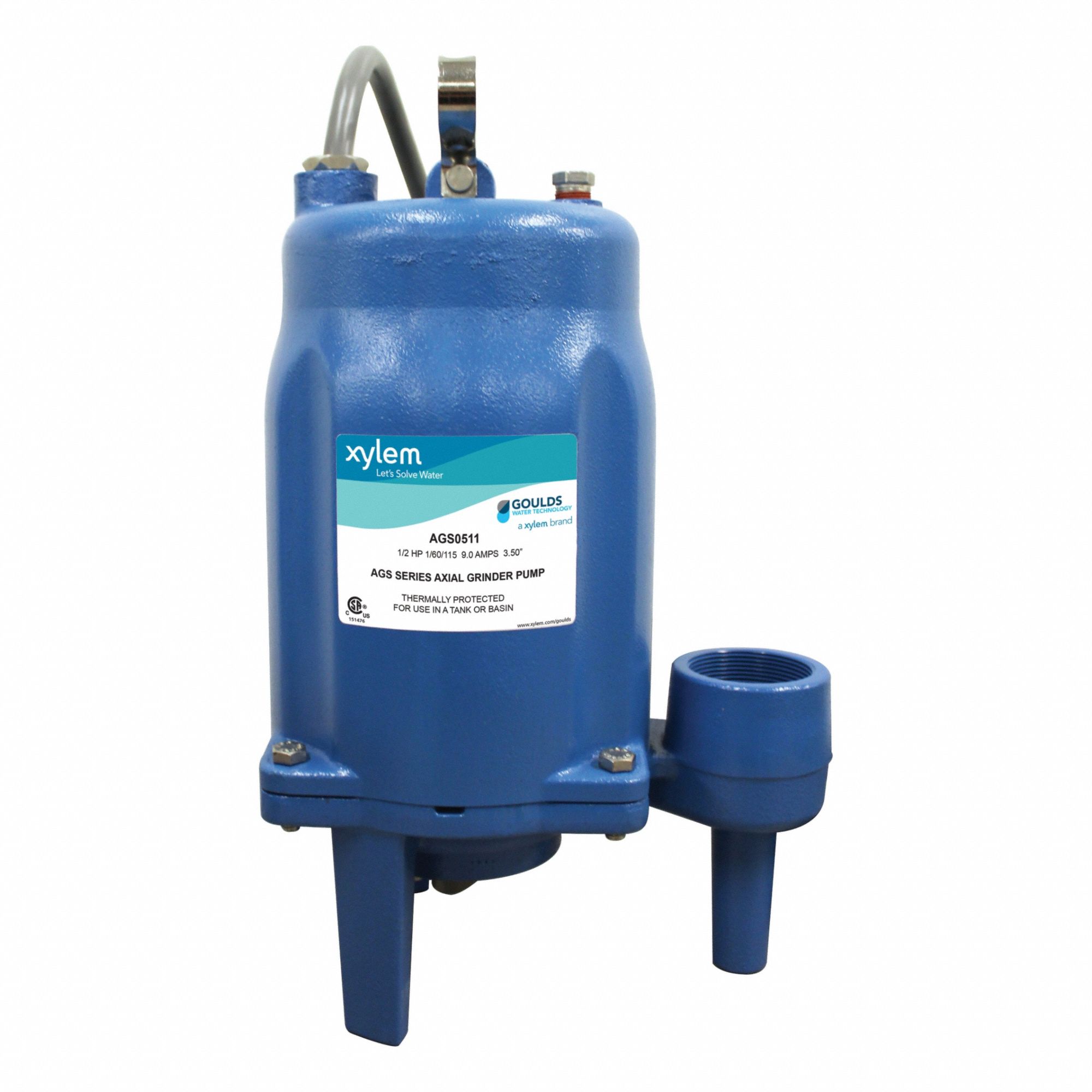 GOULDS, Single Phase, 1/2 hp, Axial Gringer pumps - 860AP9|AGS0511 ...