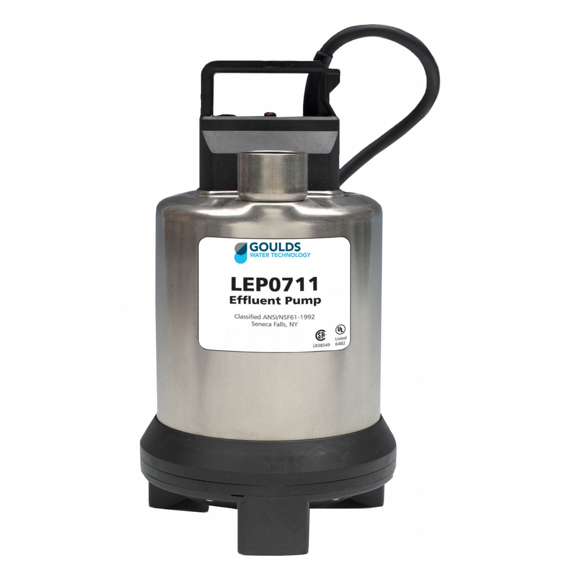 GOULDS, 3/4 hp, 230V AC, Corrosion-resistant construction sump pump ...