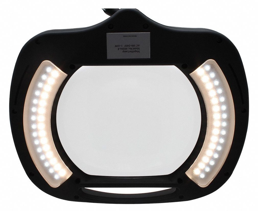 AVEN Rectangular Magnifier Light: Magnifier Light, 2.25x, 1,100 lm, 5 ...
