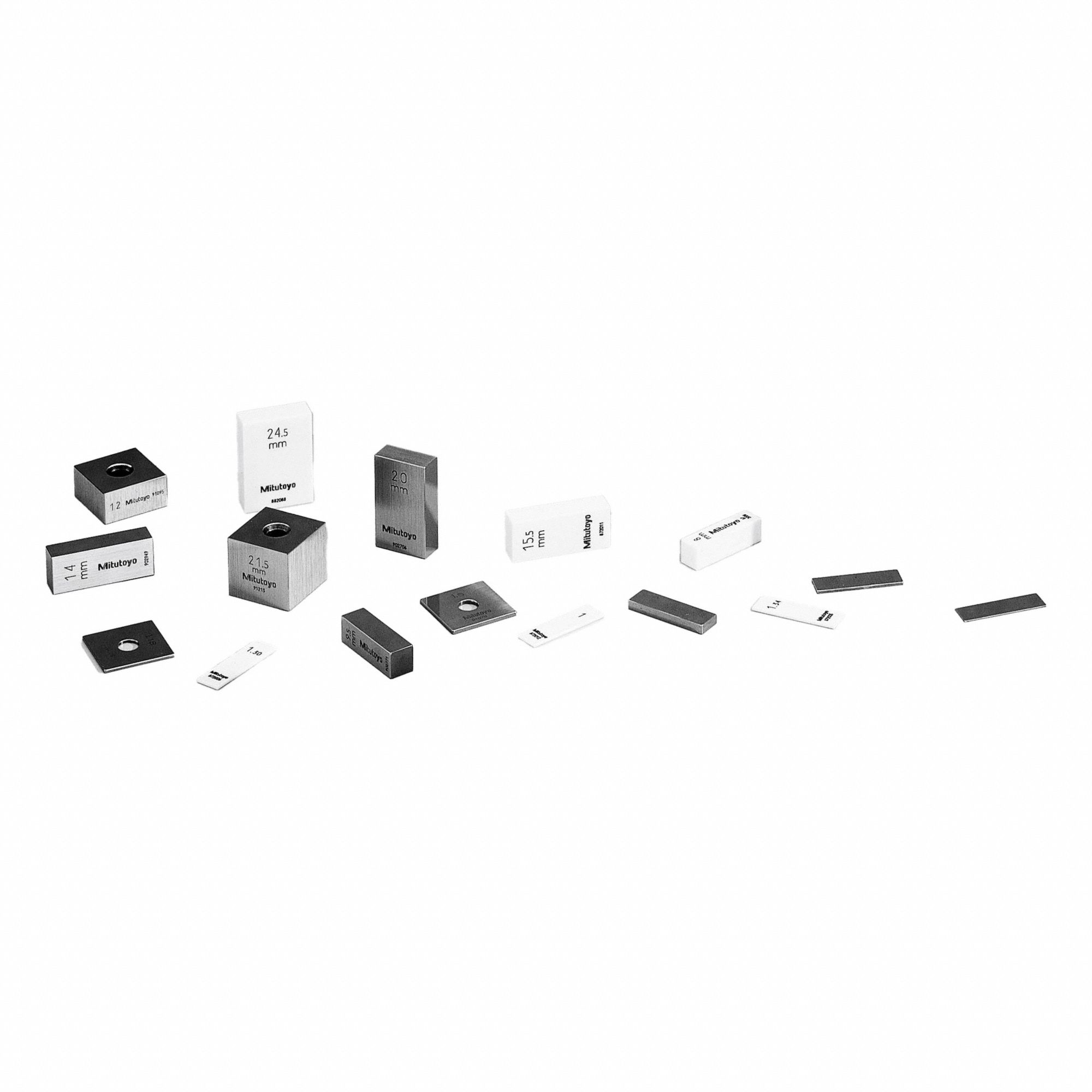 MITUTOYO, Rectangular, 5 mm Nominal Size, Calibrated Gauge Block ...