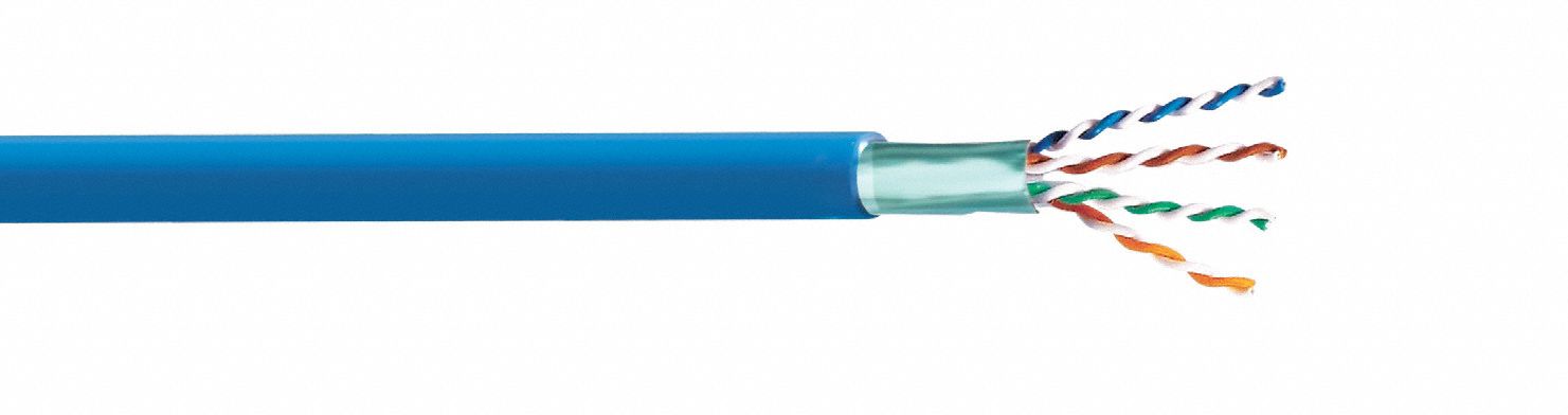 GENSPEED, Cat 6A, 1,000 ft Overall Lg, LAN Cable - 812EK5|7151853 ...