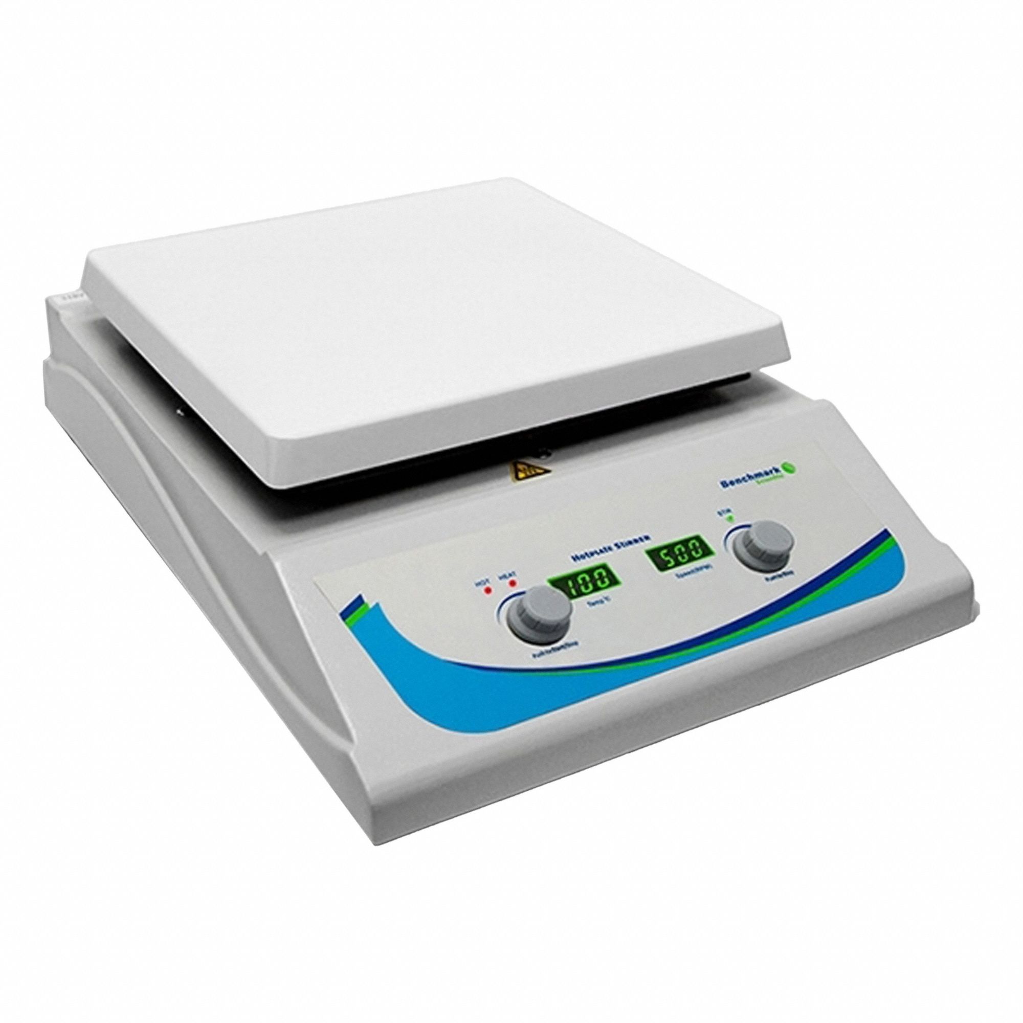 BENCHMARK SCIENTIFIC, 1 Positions, 10 in Plate Wd, Hot Plate Stirrer - 379KV7|H3710-HS - Grainger