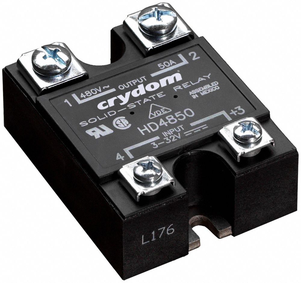 CRYDOM Relé de Estado Sólido , Amperaje de Salida máx. con Disipador ...