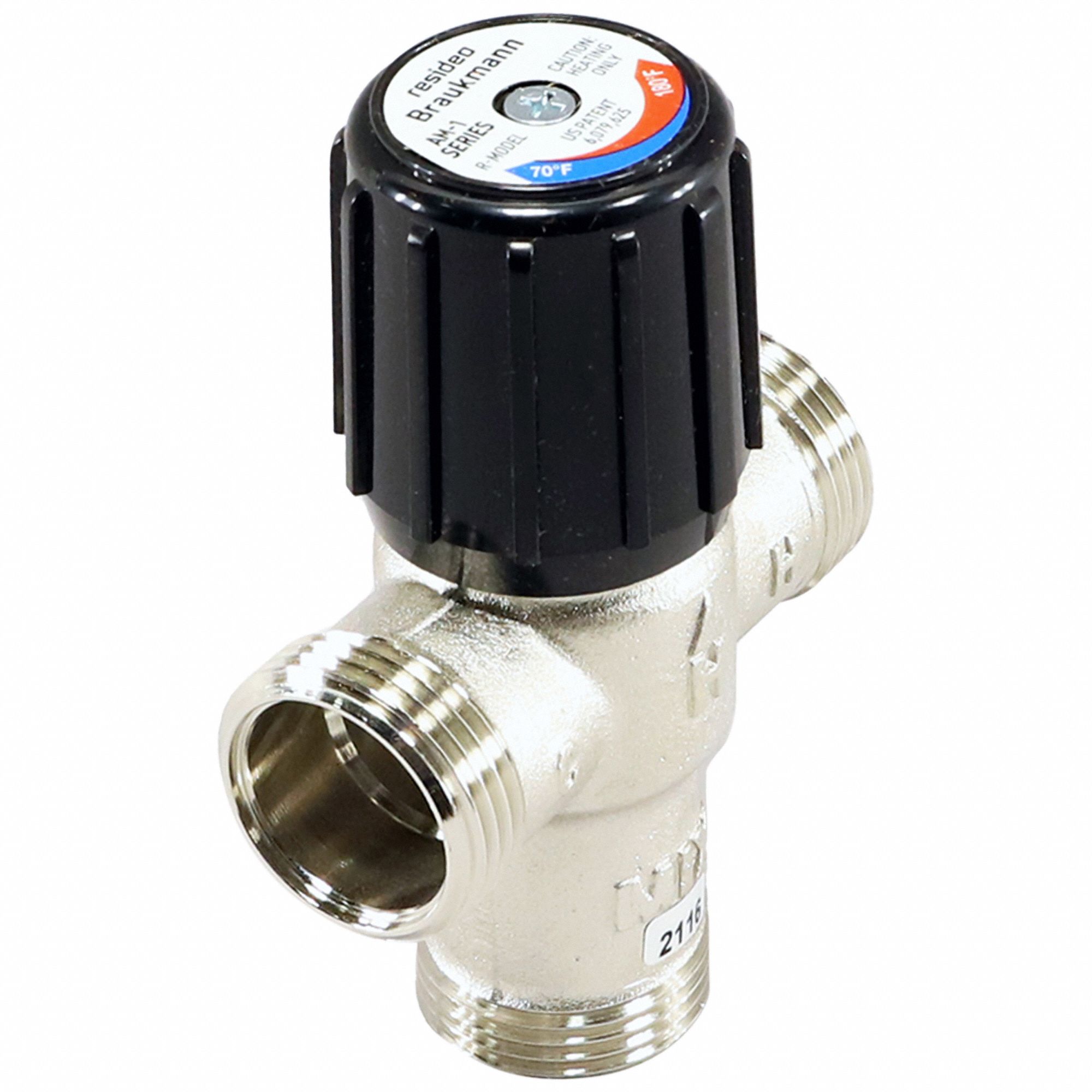 AM-1 SERIES MIXING VALVE,3/4",80-180F,UN - Grainger