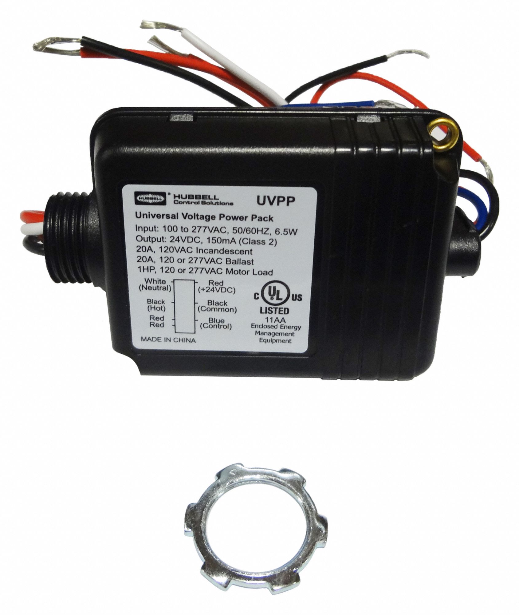 HUBBELL CONTROL SOLUTIONS UNIVERSAL VOLTAGE POWER PACK - Motion Sensor ...