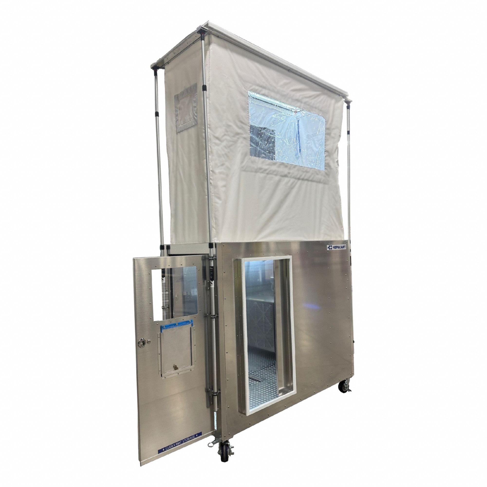 HEPACART, 29 in Overall Wd, 74 in Overall Lg, Particle Containment Unit - 829WZ7|HC74C-002002 ...