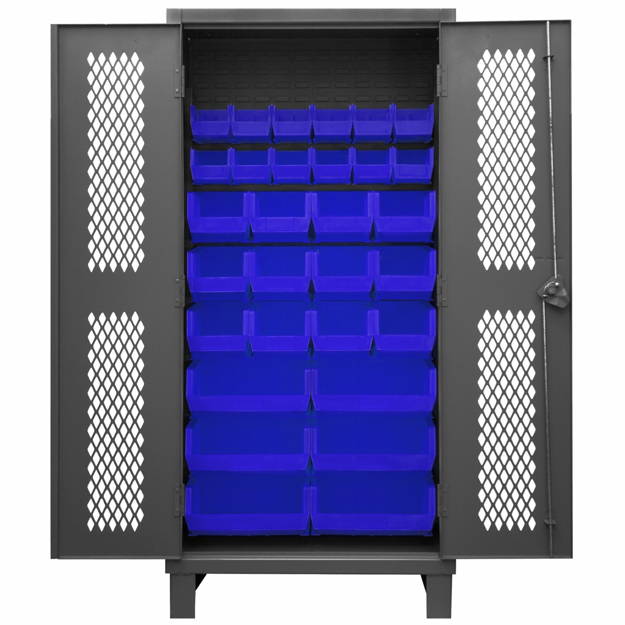 DURHAM MFG, 36 in x 24 in 78 in, 0 Shelves, Bin Cabinet - 36FA33|HDCV36 ...