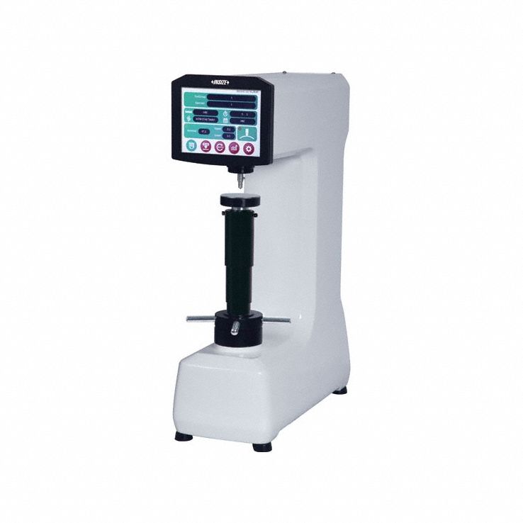 INSIZE, Cast Iron/Non-Ferrous Metal/Plastic/Steel, 0.1 HR, Hardness ...