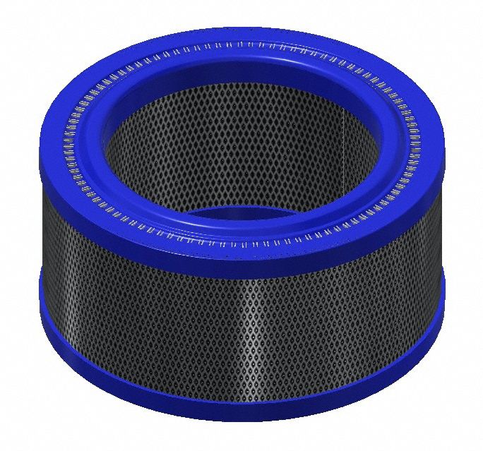 SOLBERG, Fiberglass, 2.31 in Overall Ht, Pleated Filter - 818EC2|HE14 ...