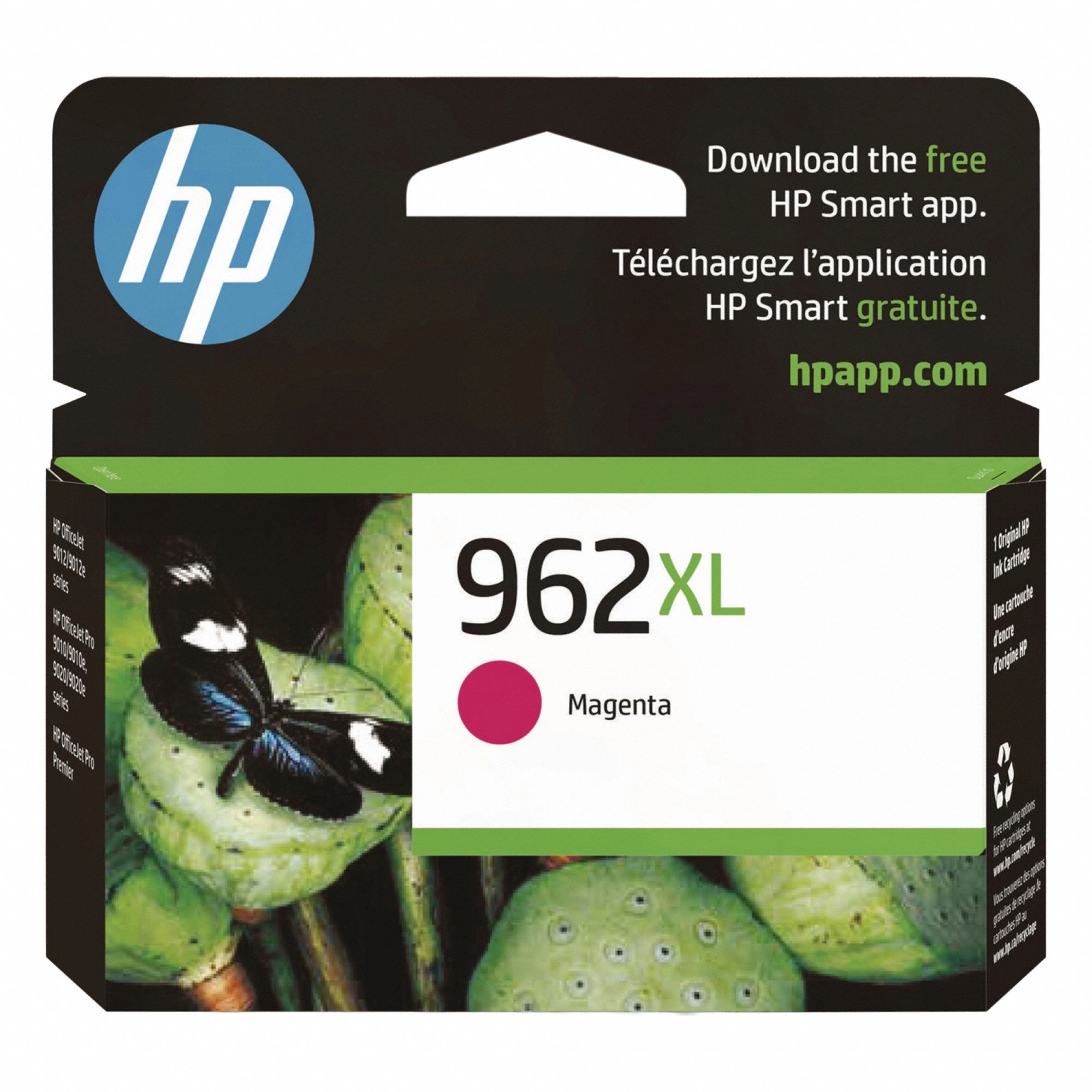 HP, Compatible with 9015e/9025/9025e, Magenta, Ink/Ink Cartridge ...