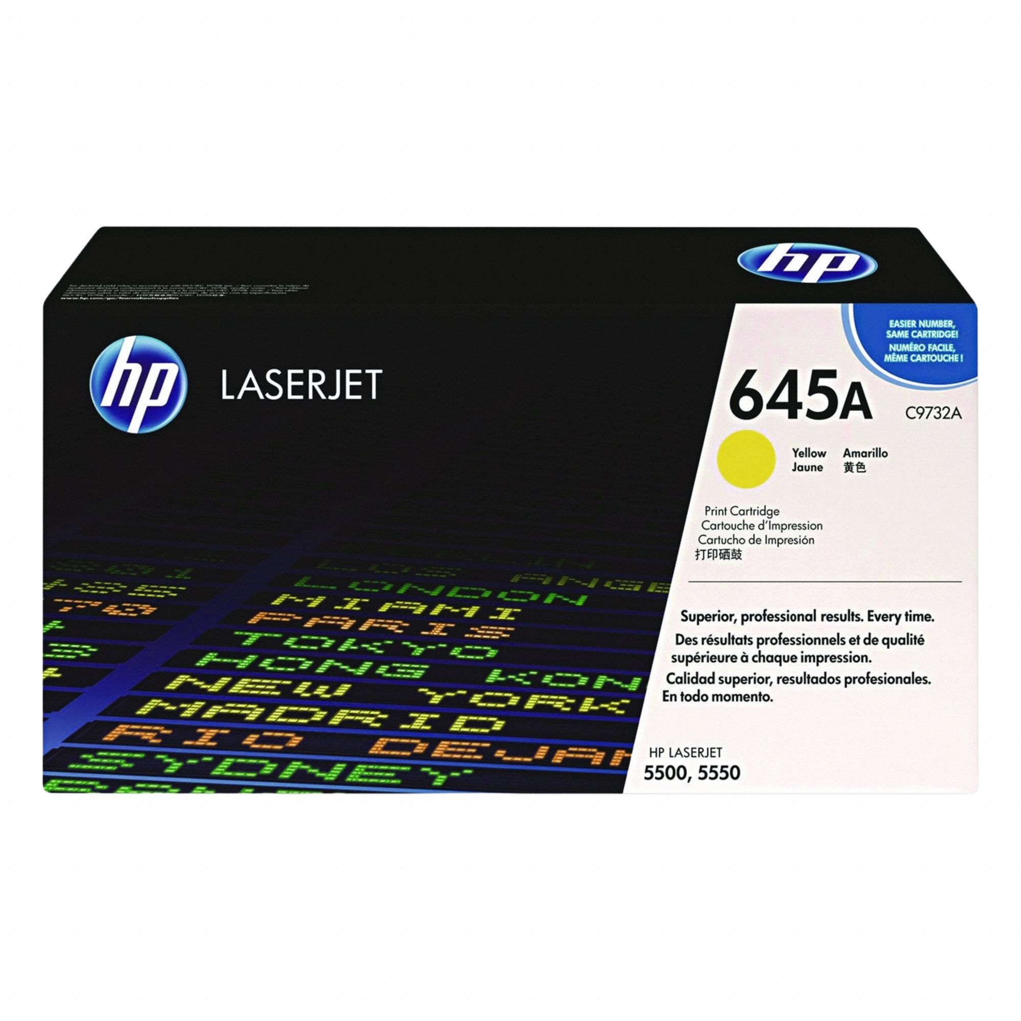 HP, Compatible with LaserJet 5500/LaserJet 5550, Yellow, Toner ...