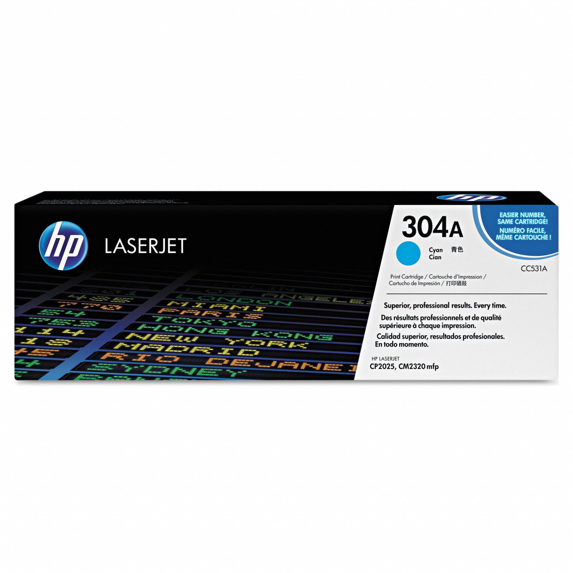 HP, Compatible with LaserJet CM2320/LaserJet CP2025, Cyan, Toner ...