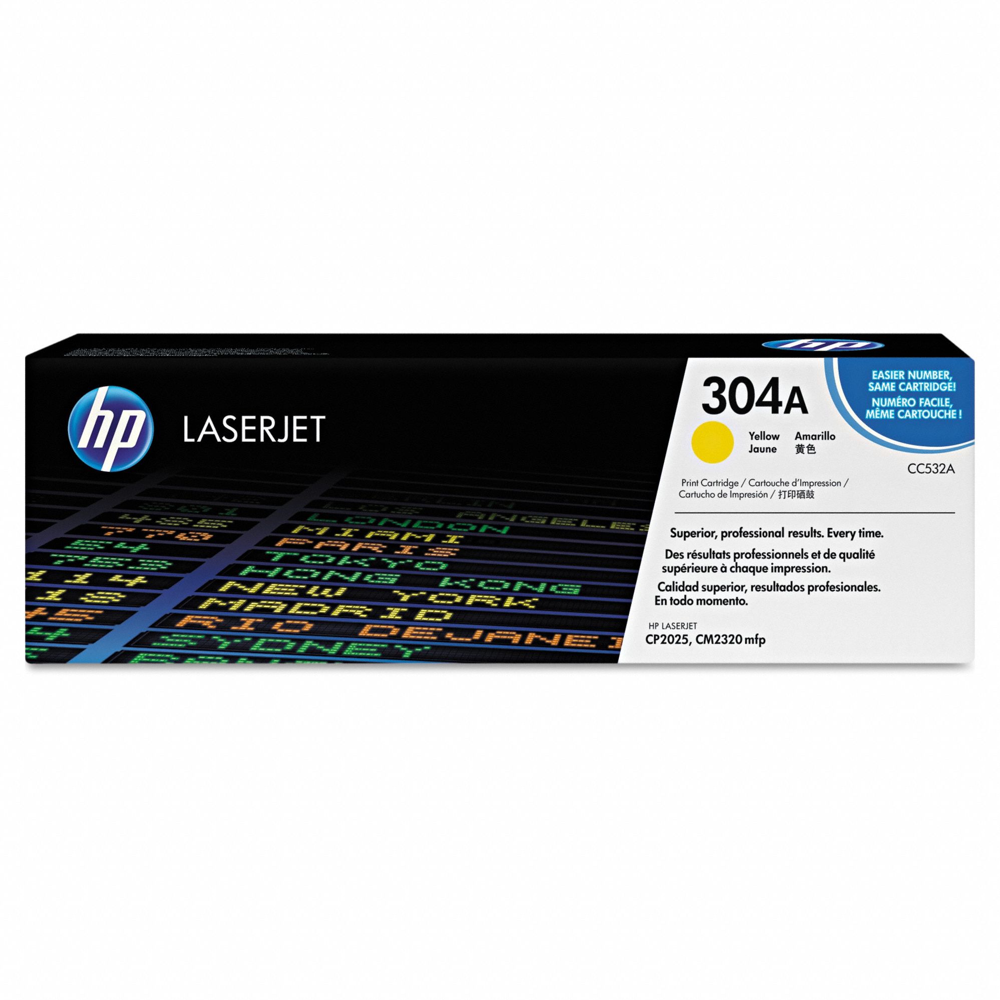 HP, Compatible with LaserJet CM2320/LaserJet CP2025, Yellow, Toner ...