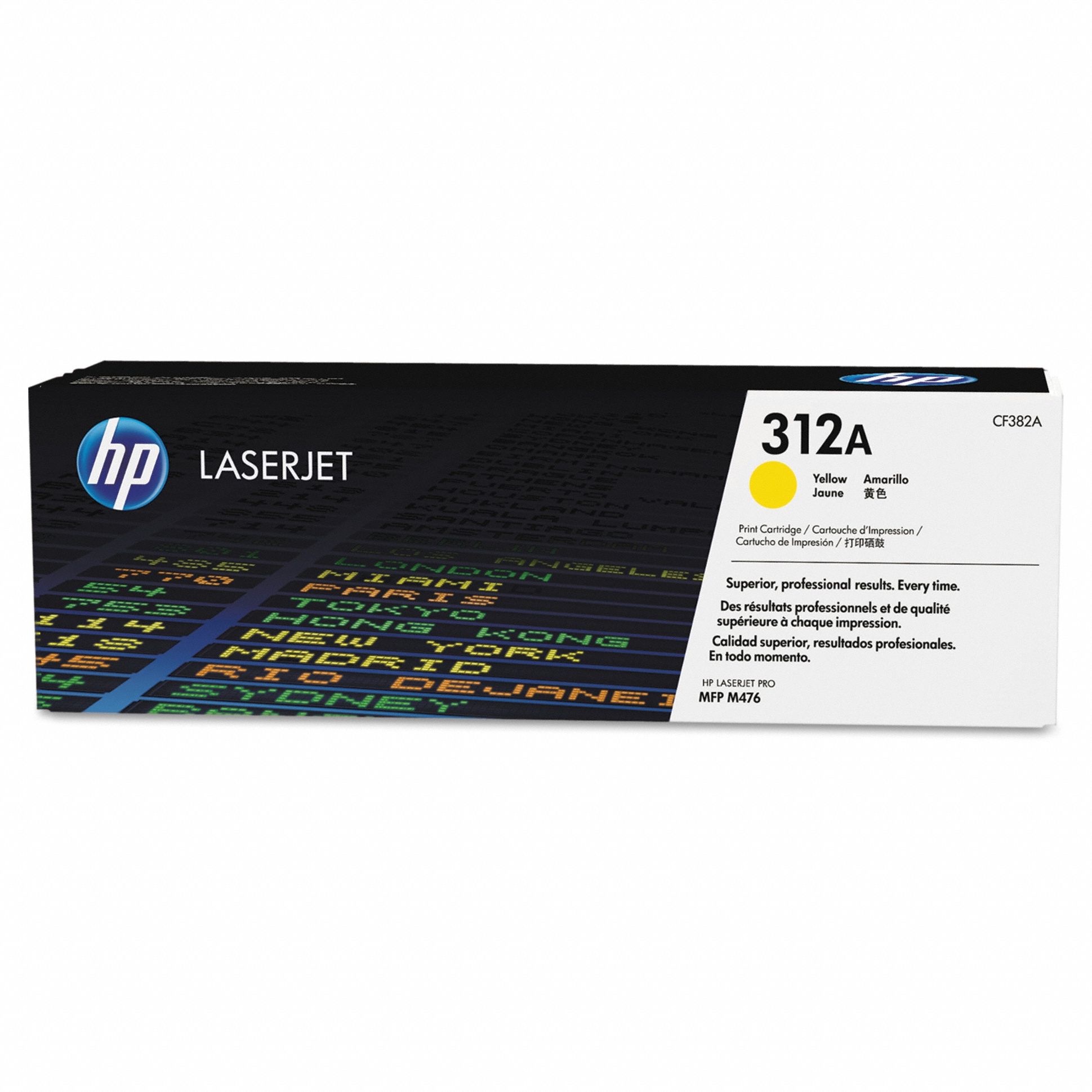 HP, Compatible with LaserJet Pro M476, Yellow, Toner Cartridge - 36EH62 ...