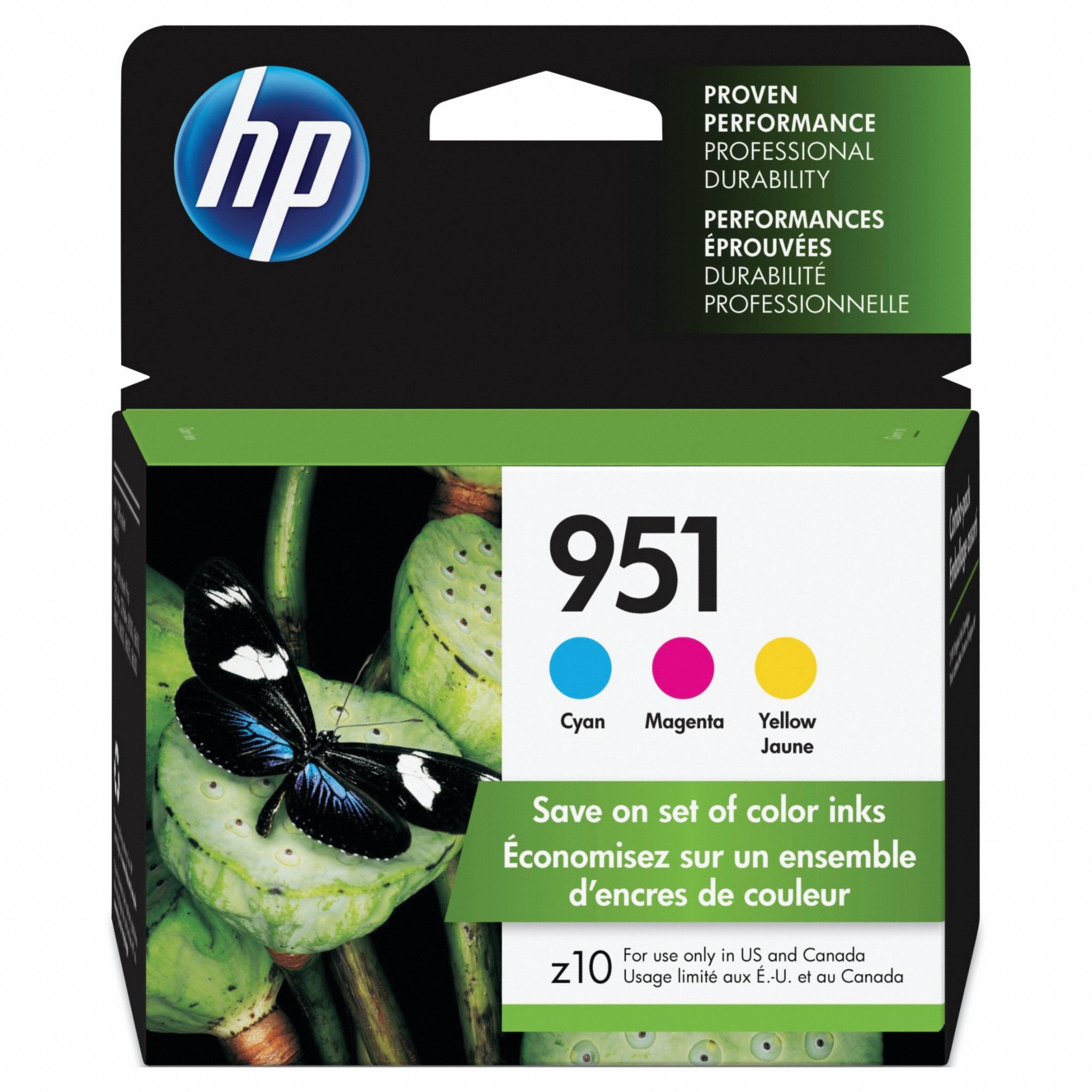 HP, Tri-Color, 951, Ink Cartridge - 36EE83|CR314FN - Grainger