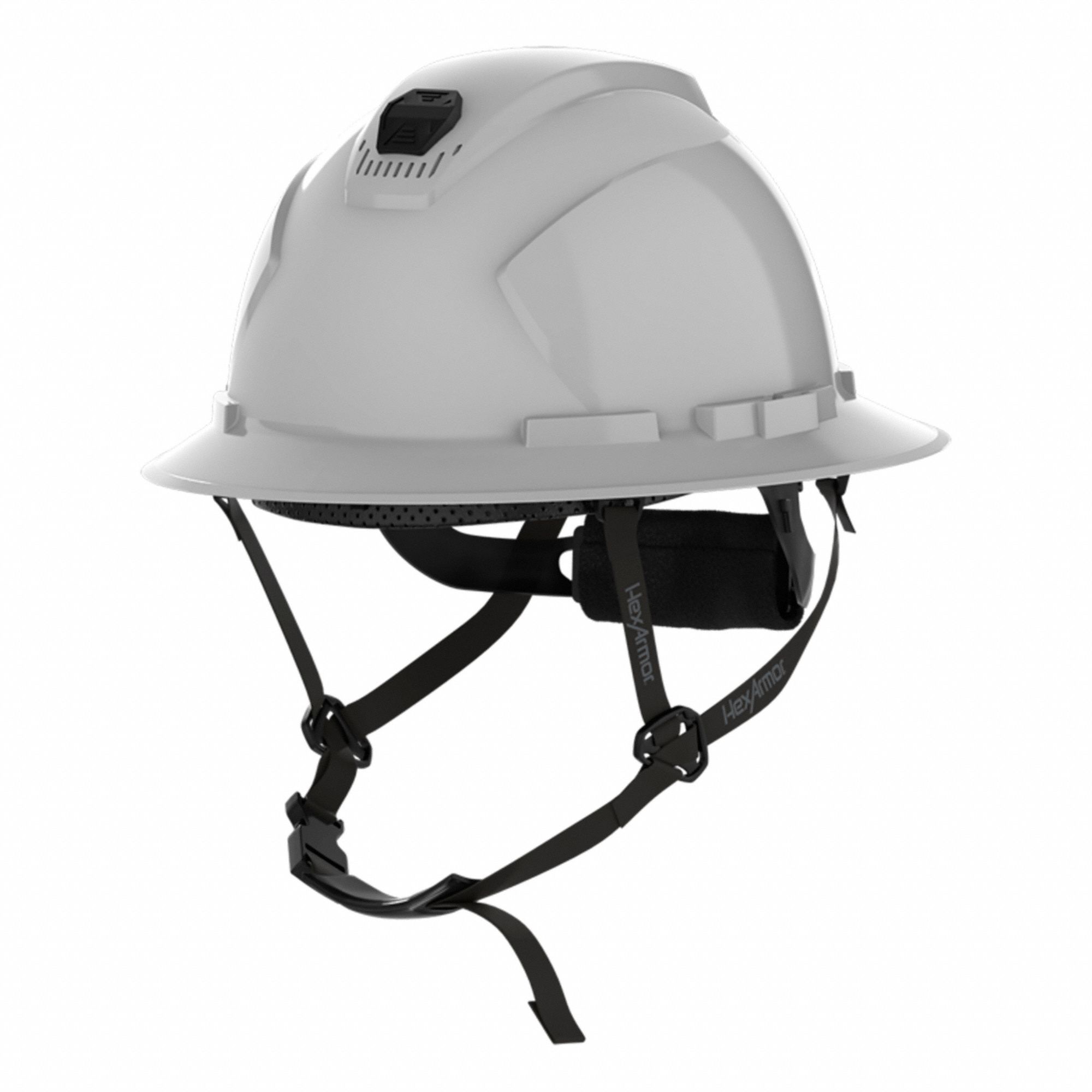 HEXARMOR SAFETY HELMET,WHITE,ABS,FULL BRIM - 5570 - HEX1624001 | 16 ...