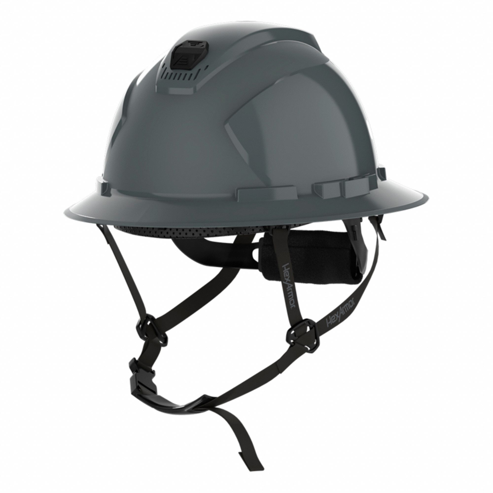 HEXARMOR SAFETY HELMET,GREY,ABS,FULL BRIM - 5570 - HEX1624006 | 16 ...