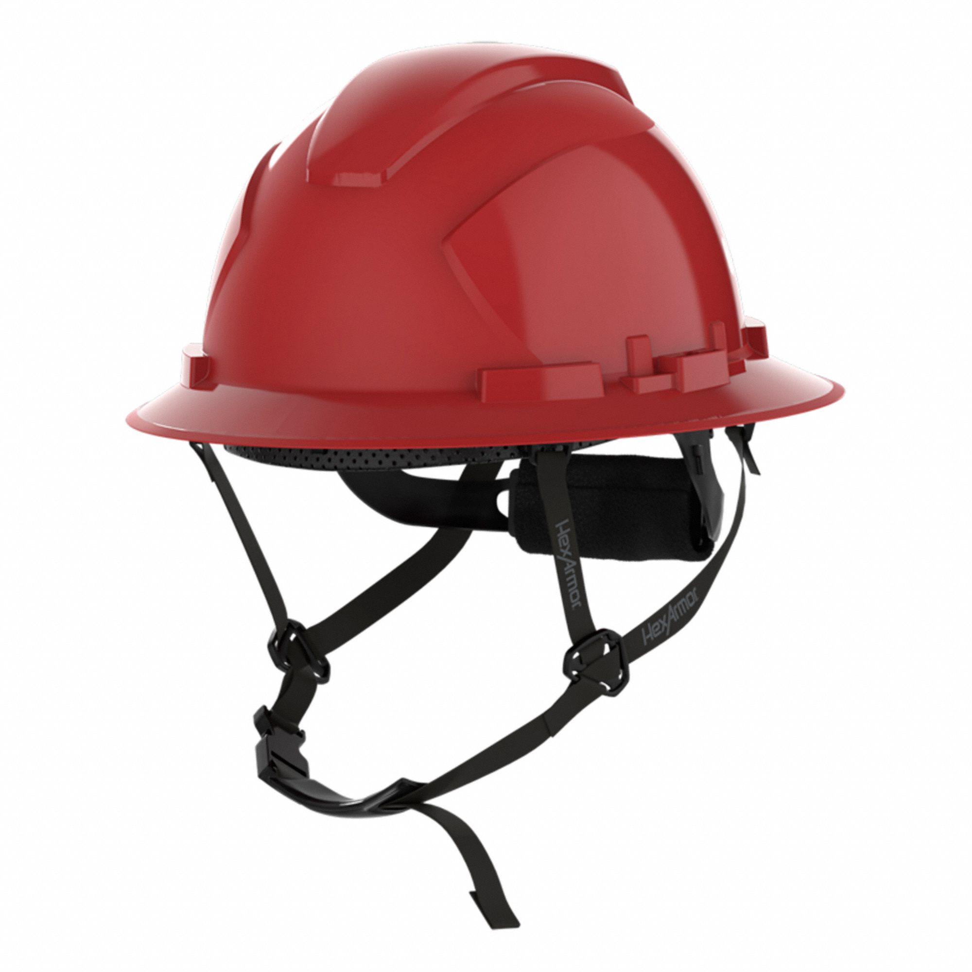HEXARMOR SAFETY HELMET,RED,ABS,FULL BRIM - 5570 - HEX1625008 | 16-25008 ...