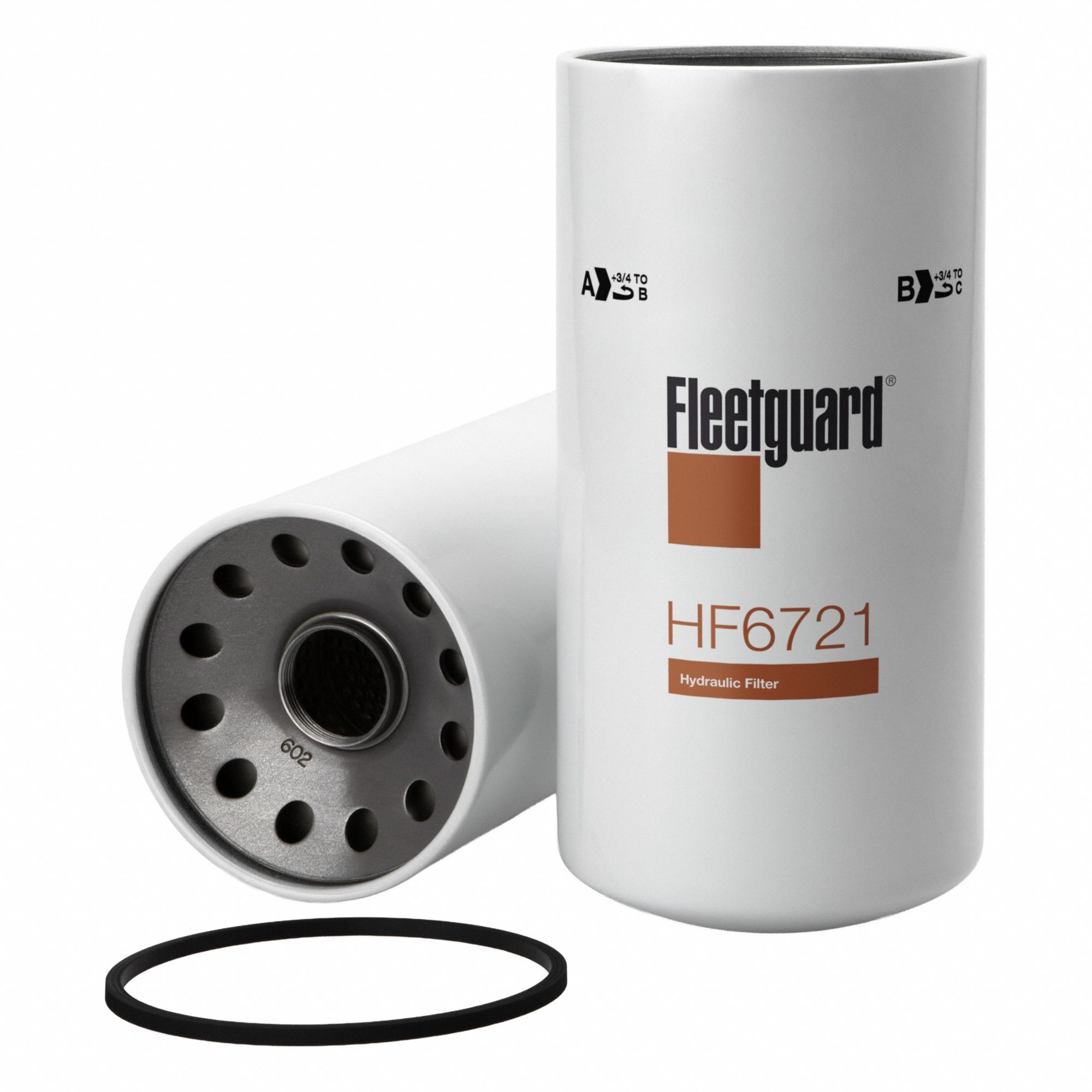 FLEETGUARD, 1 1/2"-16 Thread Size, Spin-On, Hydraulic Filter - 887K47 ...