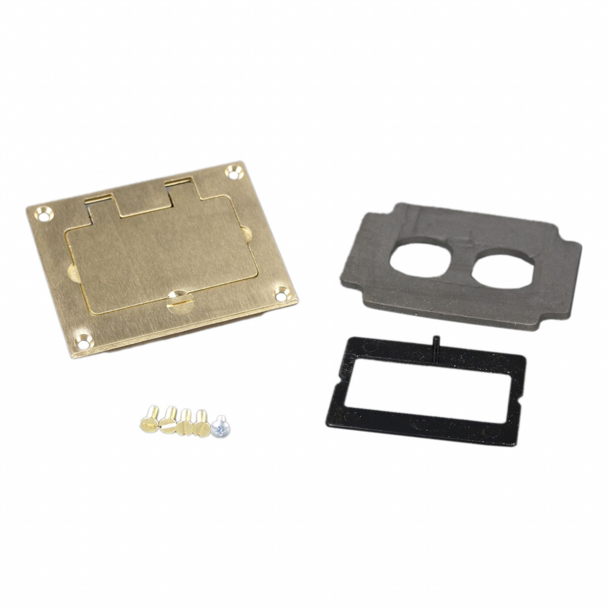 WIREMOLD, Rectangular, Gold, Floor Box Plate - 26X940|828GFITC - Grainger