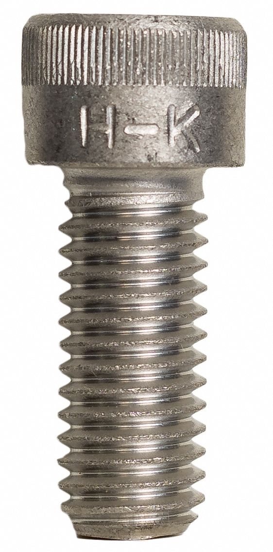 3/8"-16 Thread Size, 2 in Lg, Socket Head Cap Screw - 886TC4|78106 ...