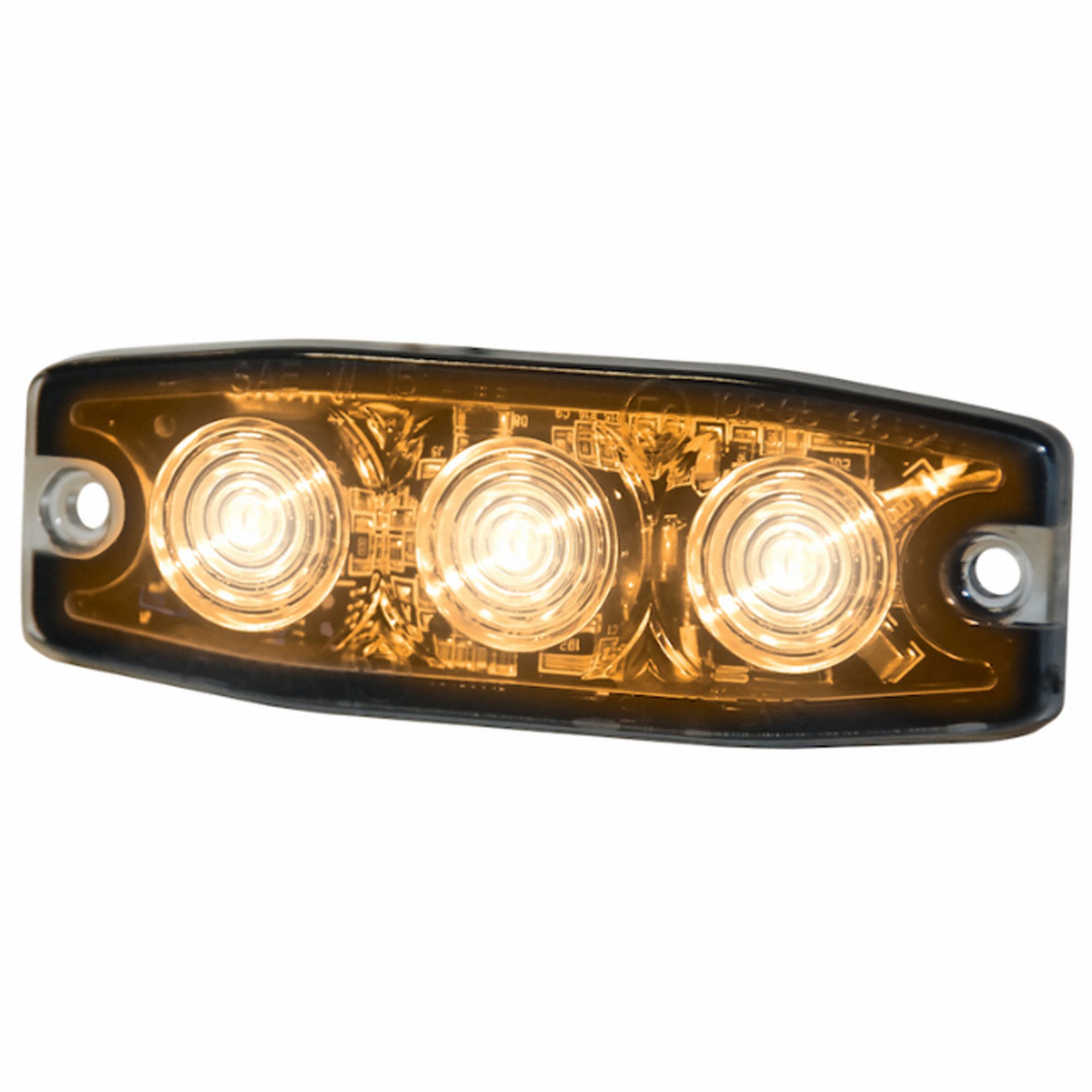 HELLA MINI LED LIGHT HEAD, MST3, SELF ADHESIVE BACKING, 3 LED, AMBER, 3 ...