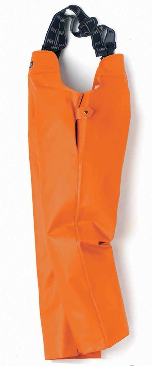 ARMOUR ALTA RAIN BIB, ORANGE, 3XL, POLYESTER, HIGH-VISIBILITY, RESISTS ...